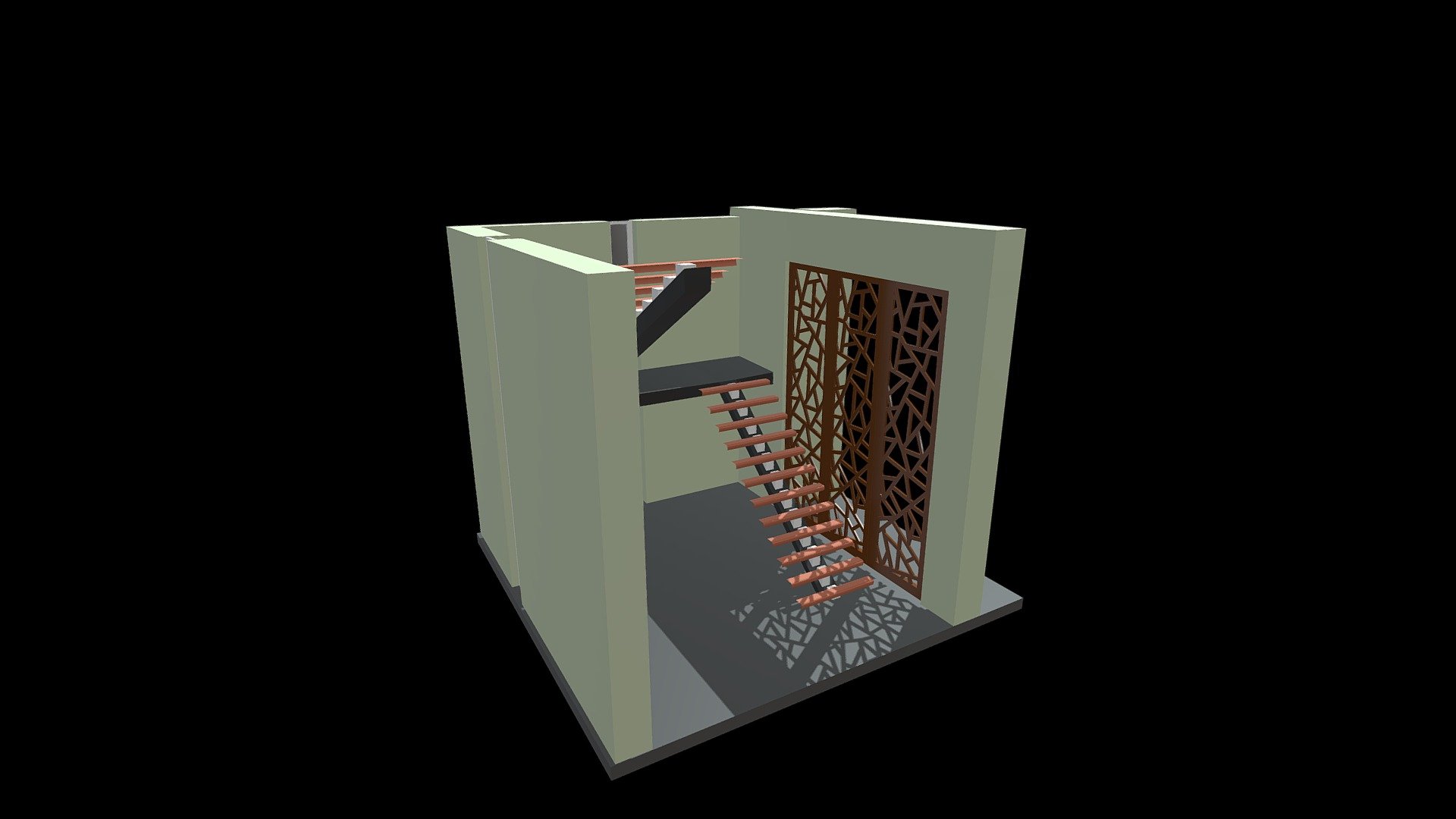 little stairs and design - 3D model by black_colors [2793099] - Sketchfab
