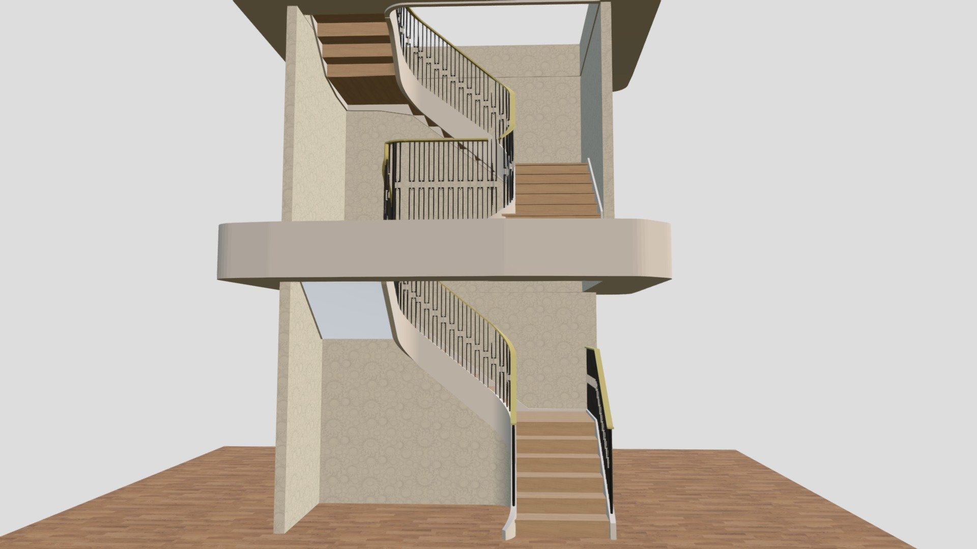 57 LYNCH ST TOP APT RAILING - 3D model by officeTQS [2793341] - Sketchfab