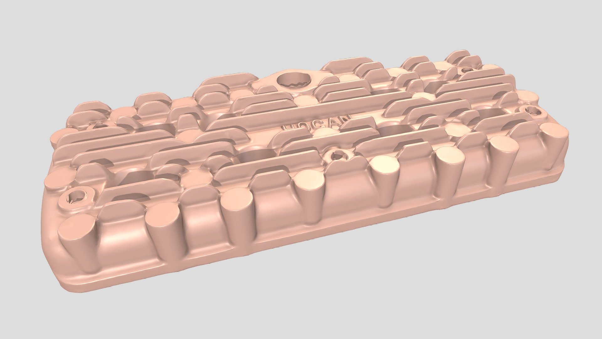 Cylinder Head Raw Casting - 3D model by 3Duke Engineering (@3duke ...