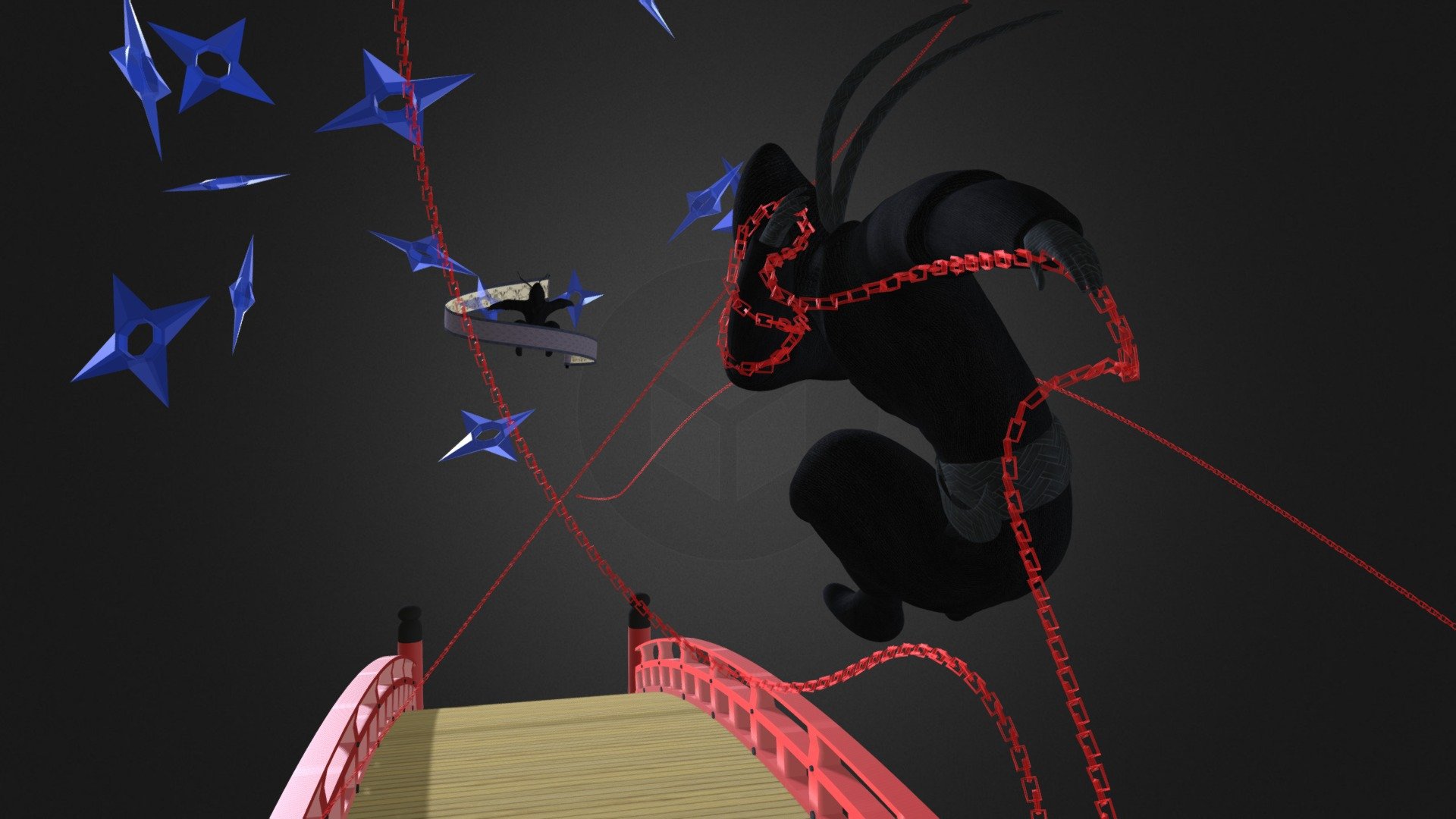 Fighting Ninja Battle（ 忍者対戦 ） - 3D model by 影狼 刄月 (@LmmTF65wo6lzJ9J ...