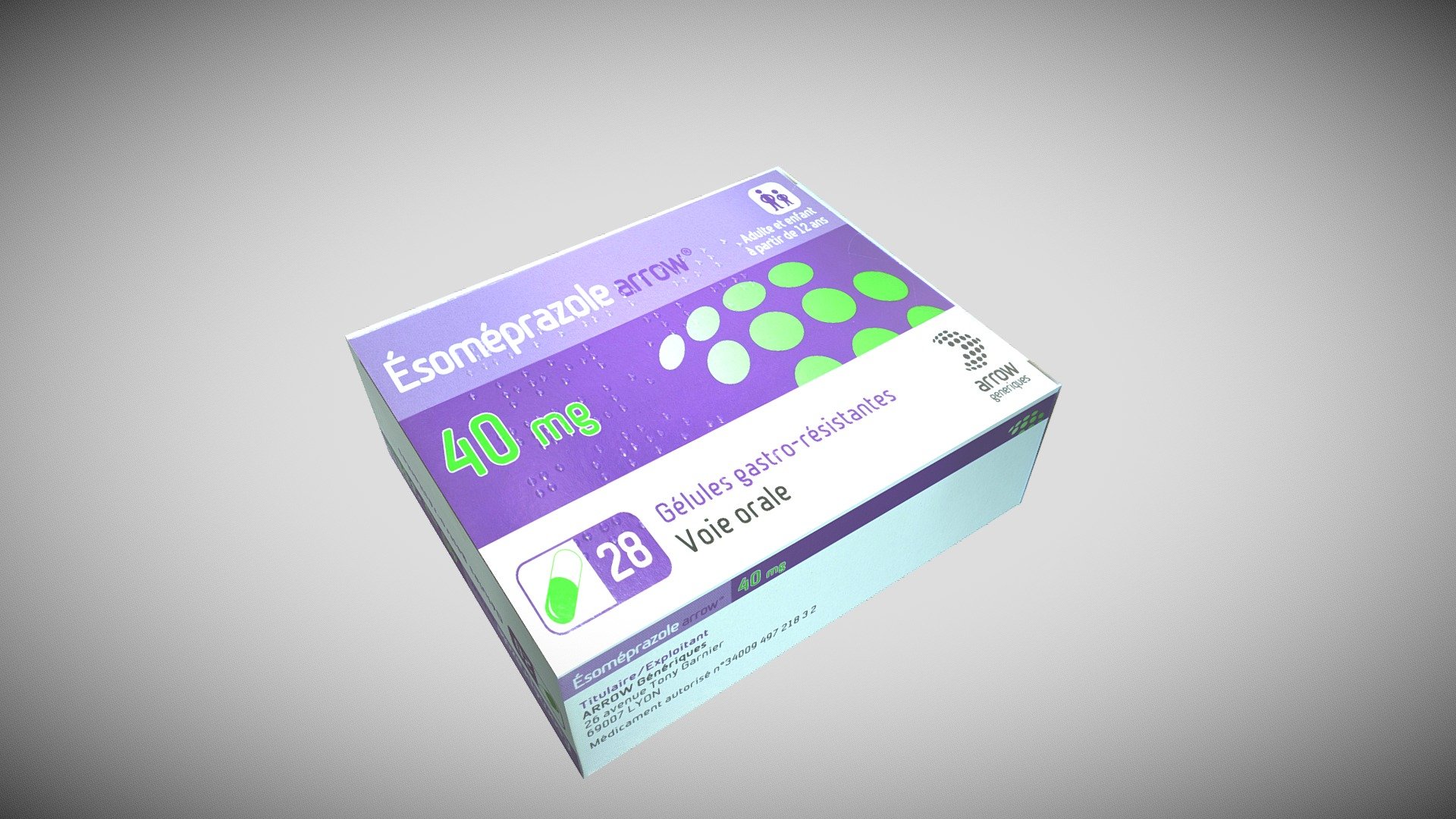 Box - Esomeprazole - 3D model by pro.rcabrera [2798be7] - Sketchfab