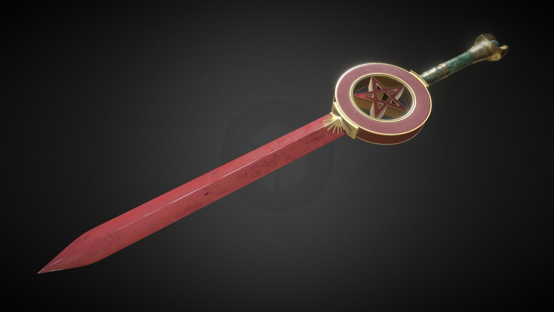 Sword Of The Moroccan Kingdom - Download Free 3D model by VC art ...