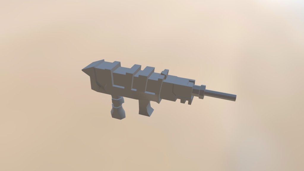 Simple Gun - Download Free 3D model by desiremc [279d4e0] - Sketchfab