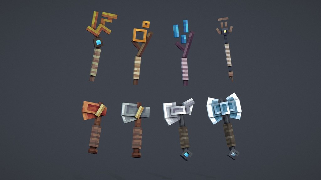 Minecraft - A 3D model collection by bchewy - Sketchfab