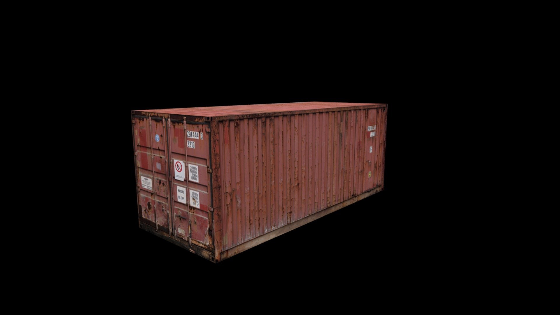 Low Poly Cargo Container - Download Free 3D model by yxungsauce2 ...