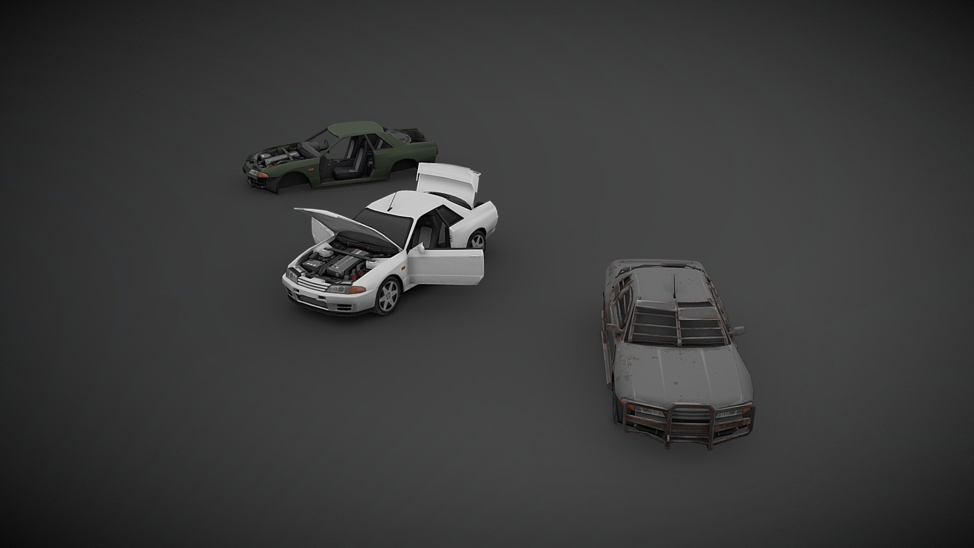 '92 NISSAN Skyline GT-R (R32) - 3D model by KI5 (@KI5mods) [27a1e42 ...