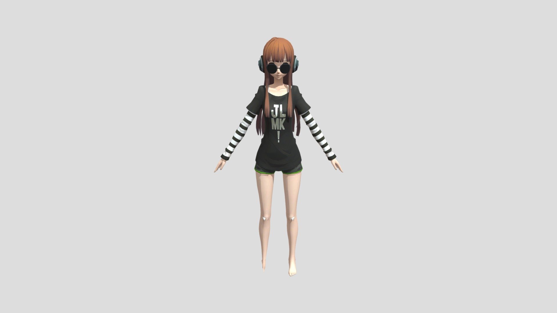 Futaba Sakura (Nightwear) - Download Free 3D model by AnimaticTheDoodl3 ...