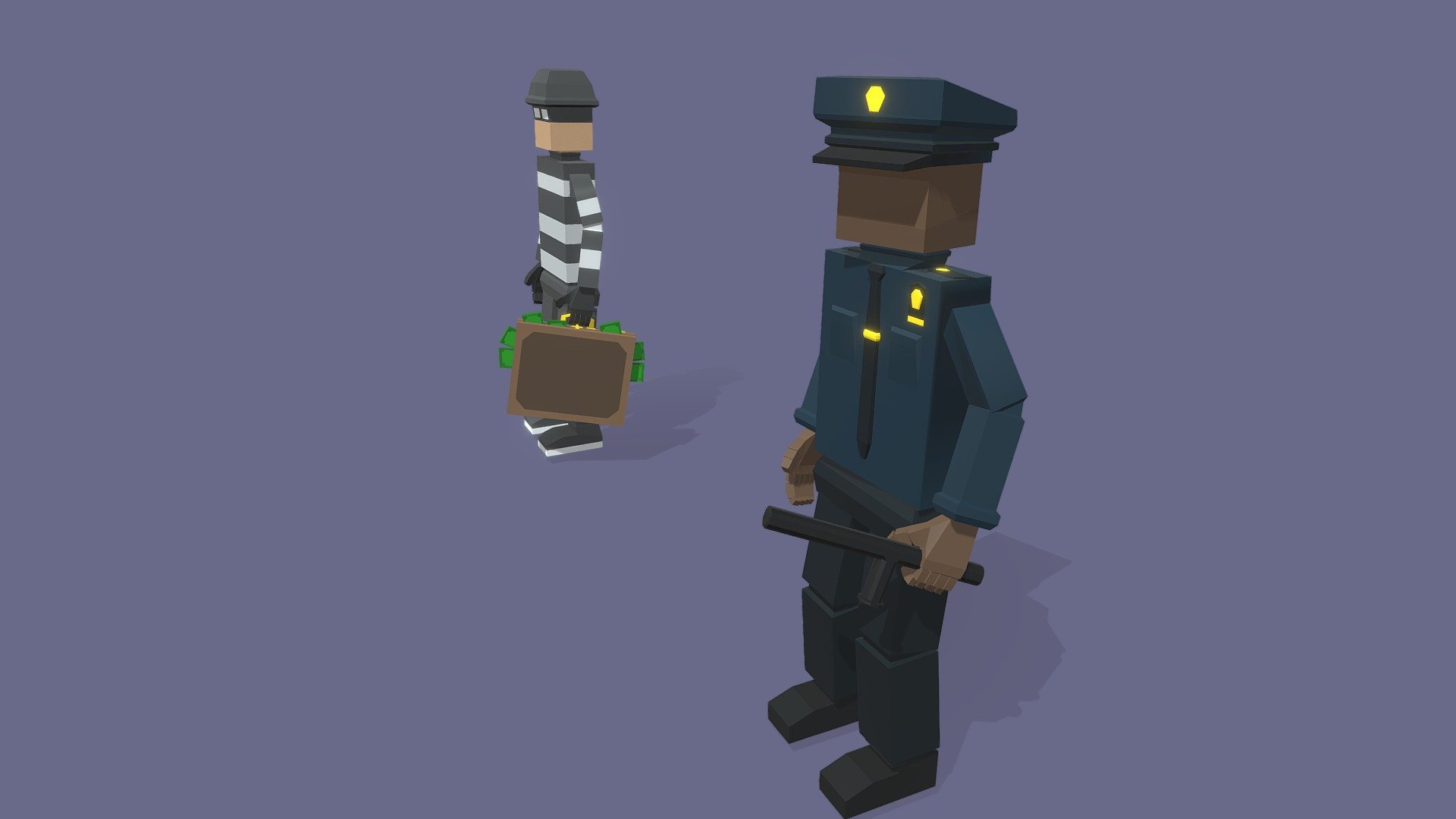 Low Poly Characters - Rigged & Animated - 3D model by Alstra Infinite ...