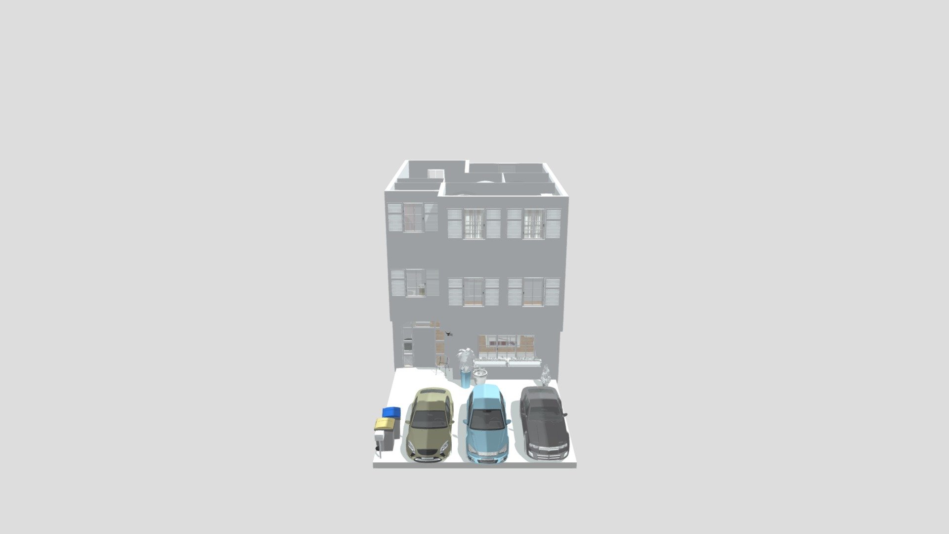 La maison des colocataires - 3D model by Home Design 3D (@homedesign3d ...