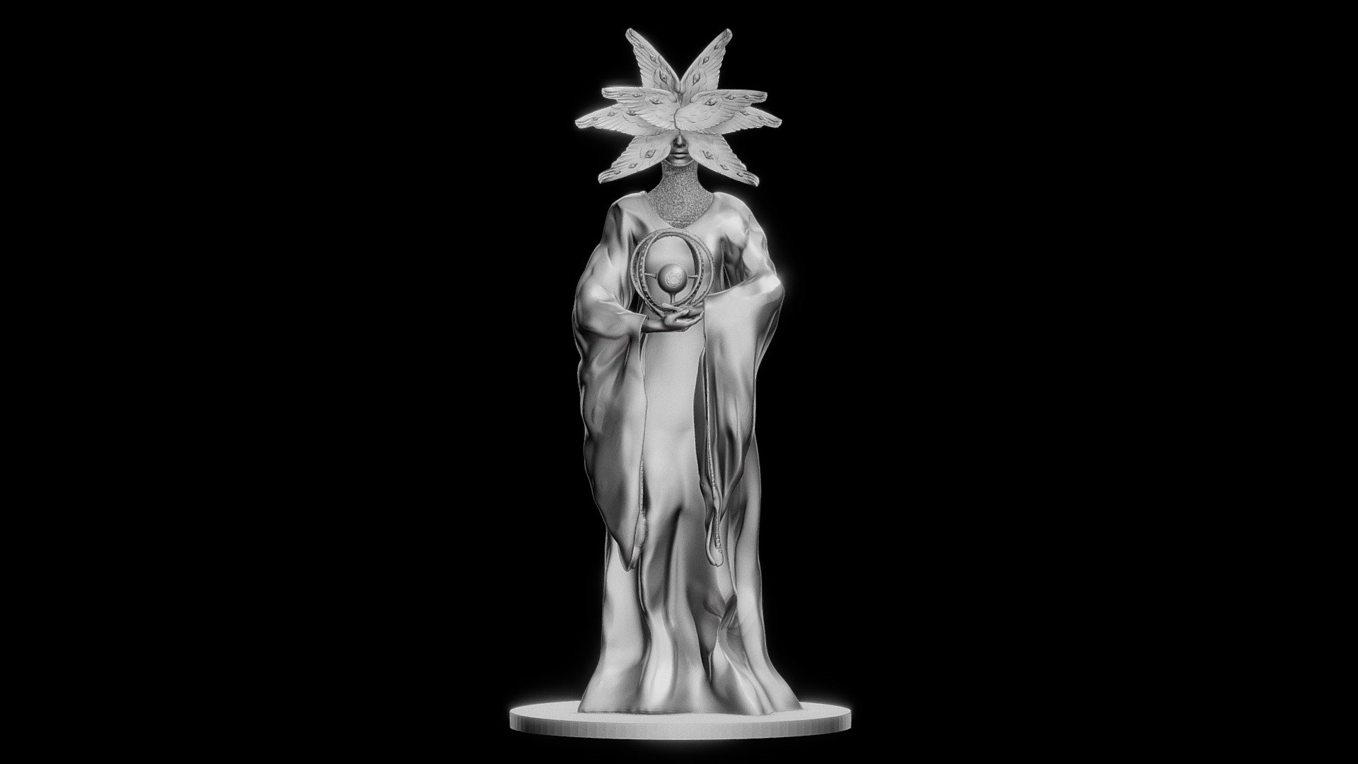 Seraph Figure - 3D model by Mateusz Woliński (@jeandiz) [27a4e79 ...