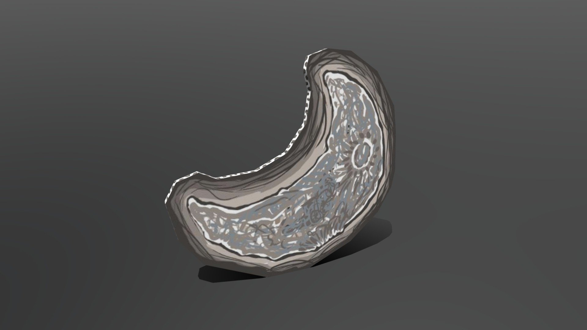 Crescent Moon - Download Free 3D model by daedaljs [27a682f] - Sketchfab