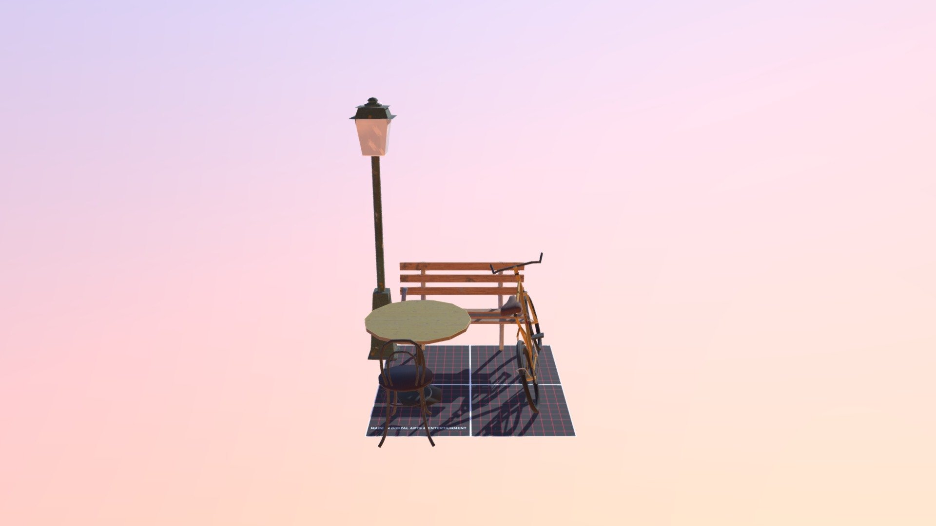 City scene props - 3D model by iva_tsvetkova [27a68ee] - Sketchfab