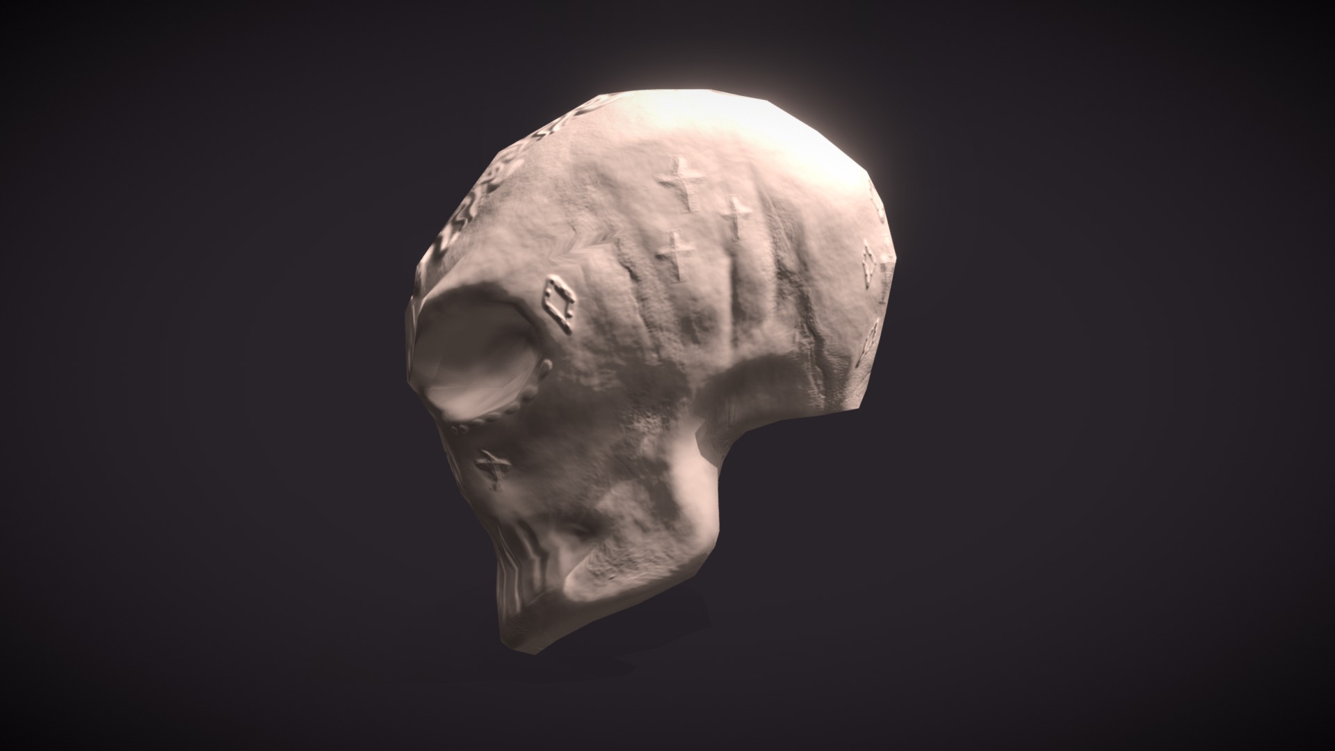 Candy skull - Download Free 3D model by Bry Peña (@bry.pena.j) [27a6db6 ...