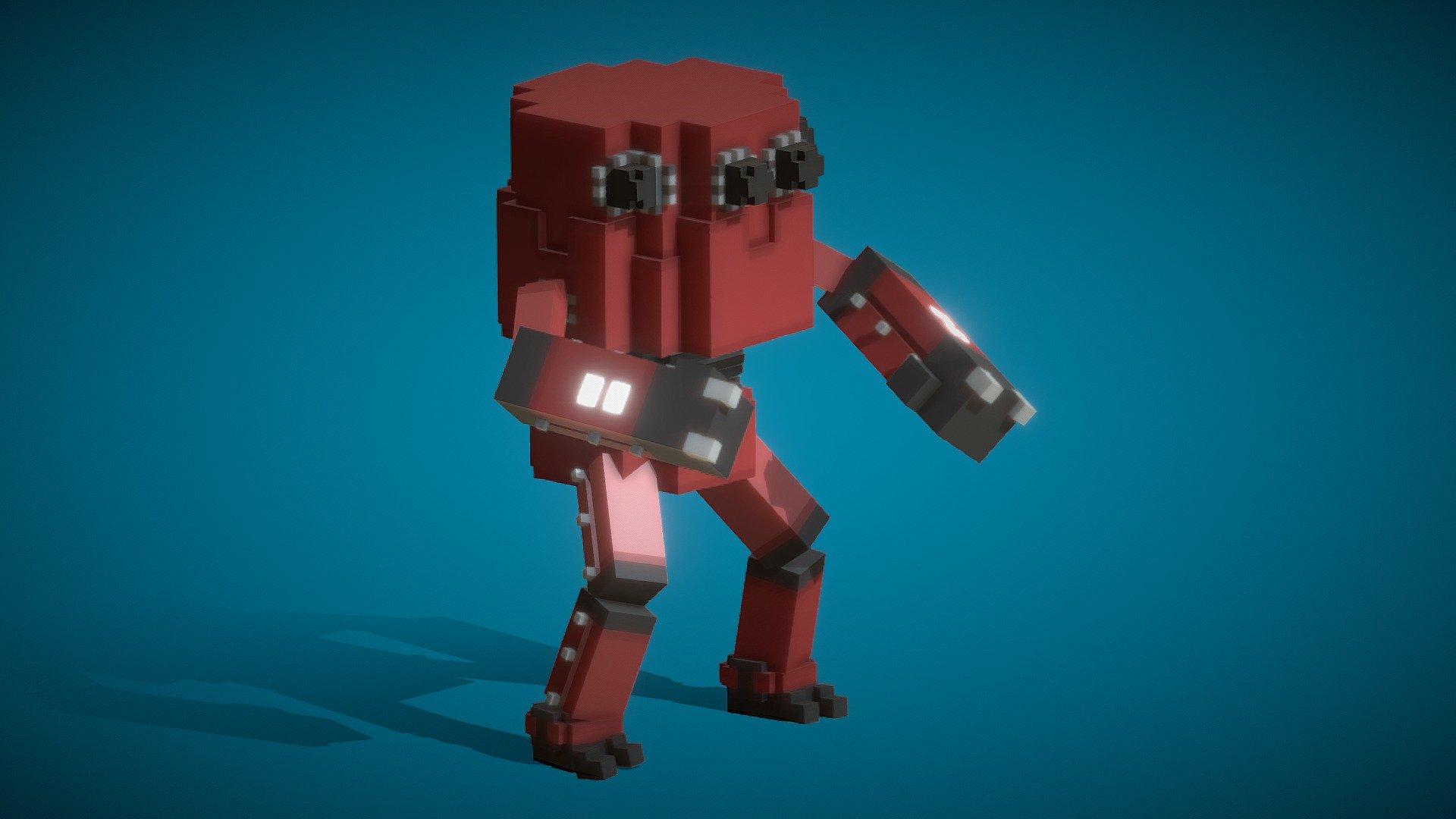 Robot Enemy - Synth Hunters Game - 3D model by OldHousePedro [27a8e9e] - Sketchfab