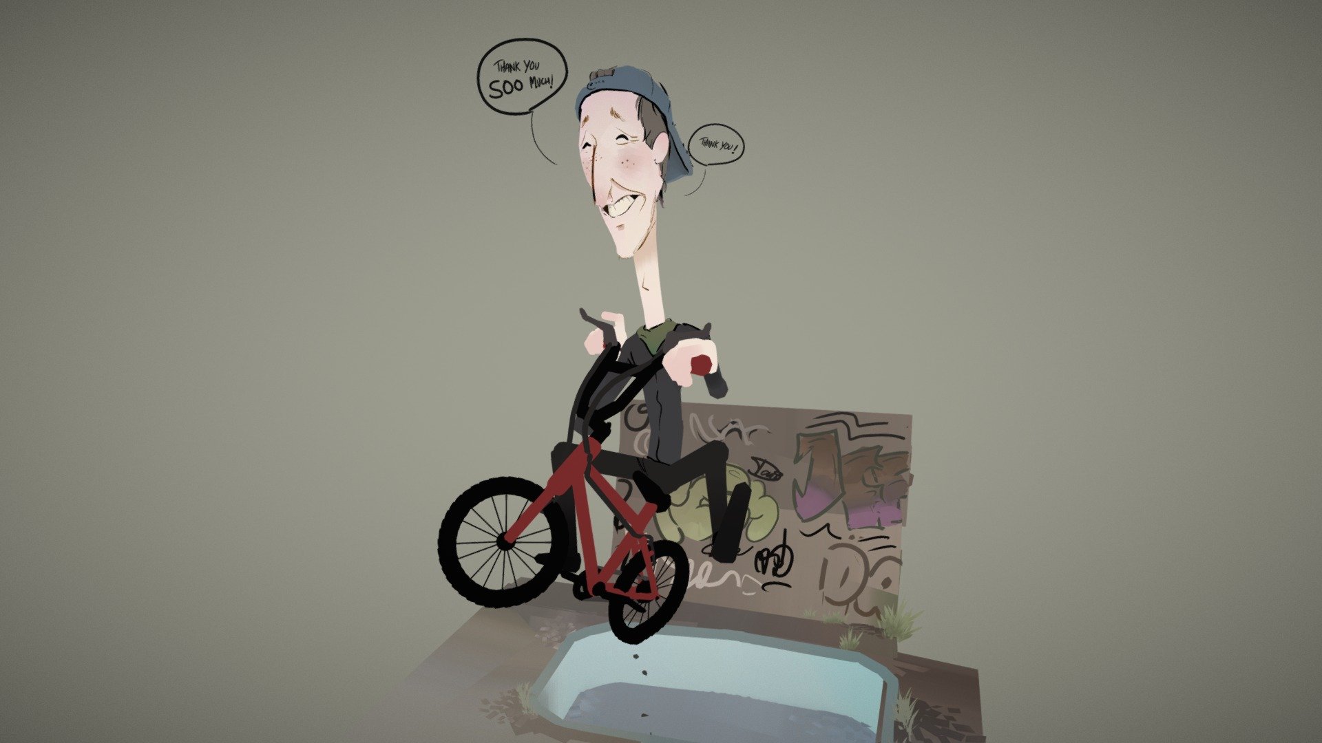 3D Caricature Jeff Gipson - 3D model by danielpeixe [27a9883] - Sketchfab