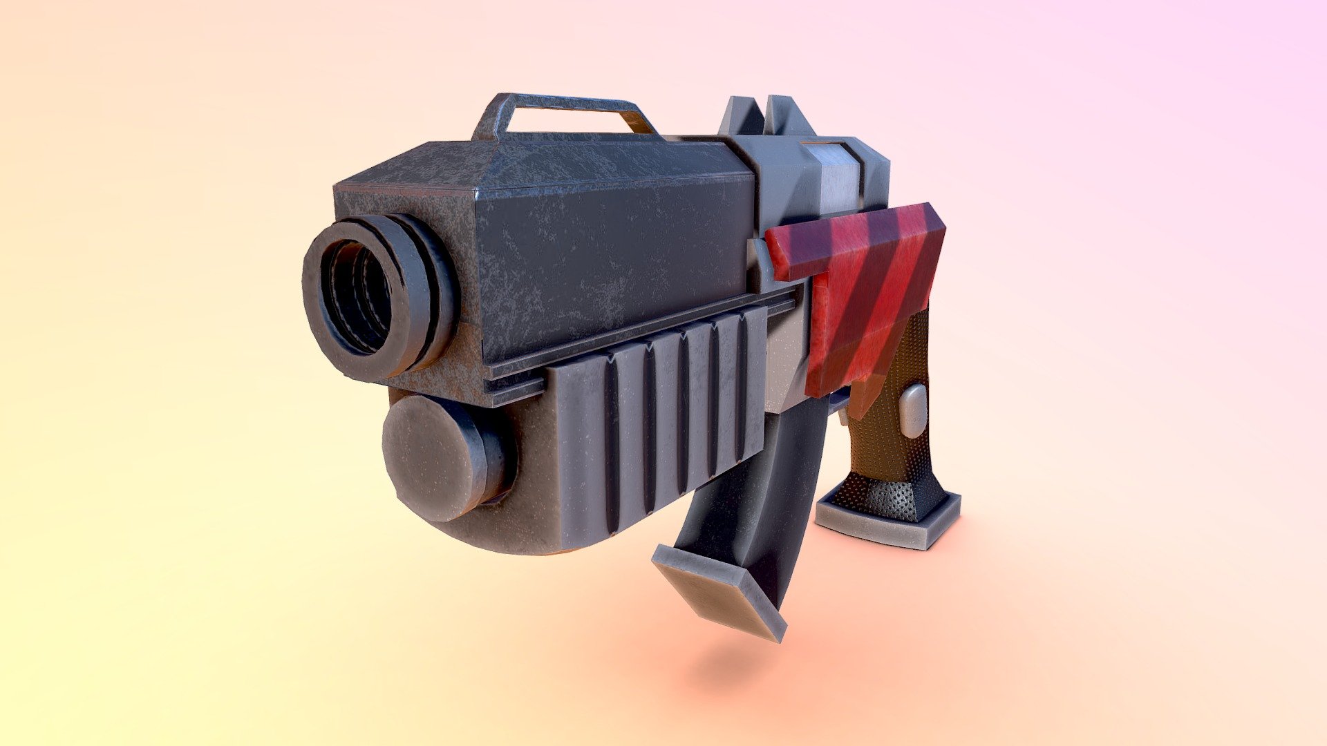 Stylized Gun - Buy Royalty Free 3D model by LuDK (@ludonkey) [27a9baa ...