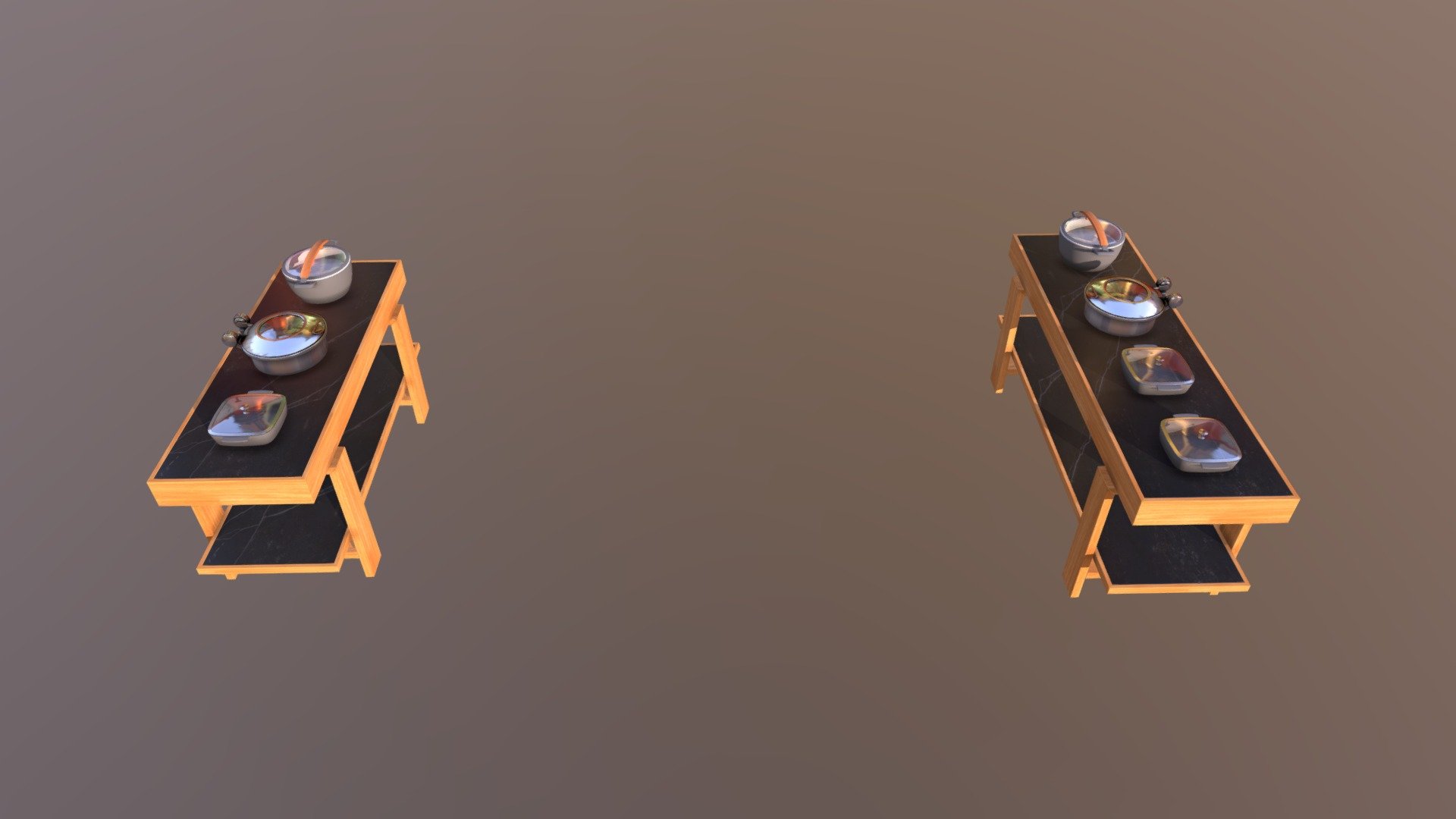 Induction Tables 44440-30 , 44440-31 - 3D model by merlinbuffetsystems ...