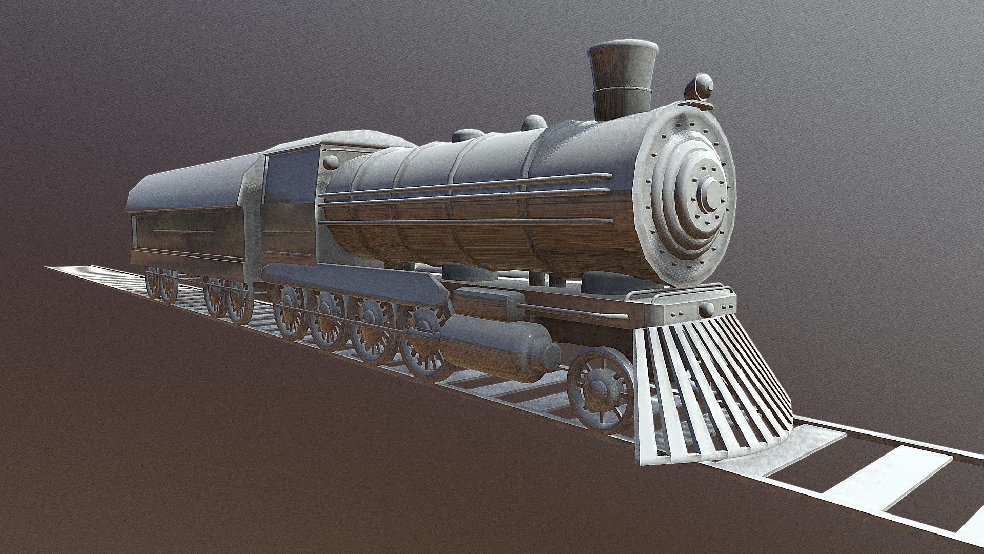 Train - 3D model by Clayana [27aa493] - Sketchfab