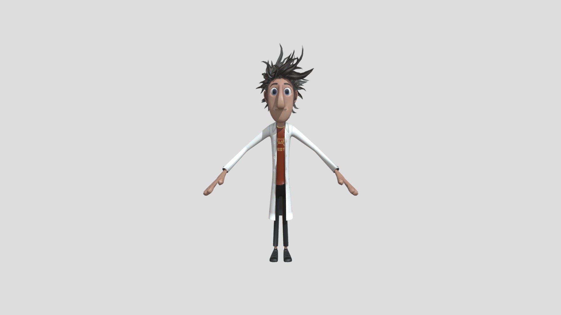 Flint Lockwood Rigged - Download Free 3D model by Guilherme Navarro ...