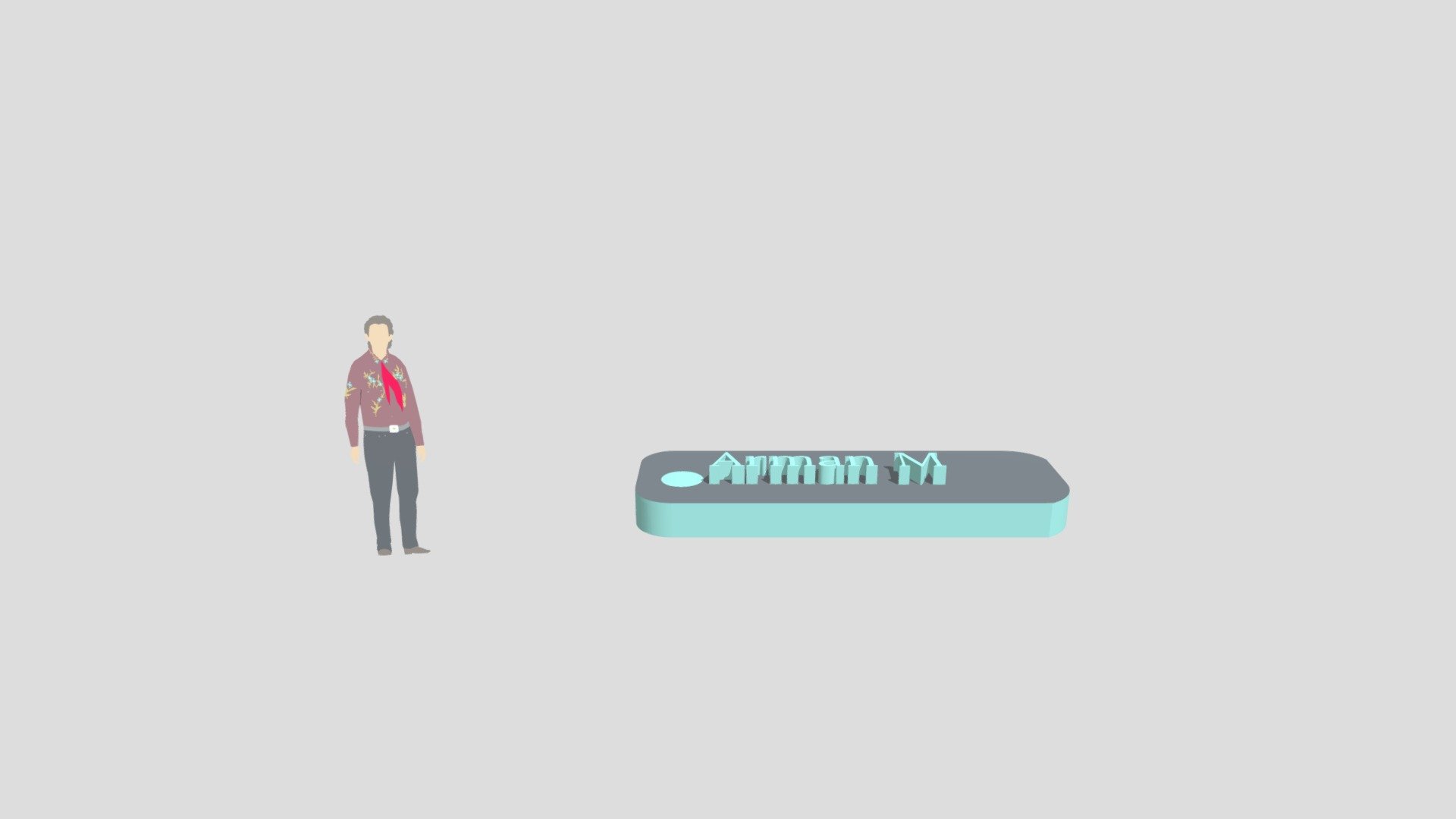 Nametag Arman M - Download Free 3D model by PancakeCity [27ac384 ...