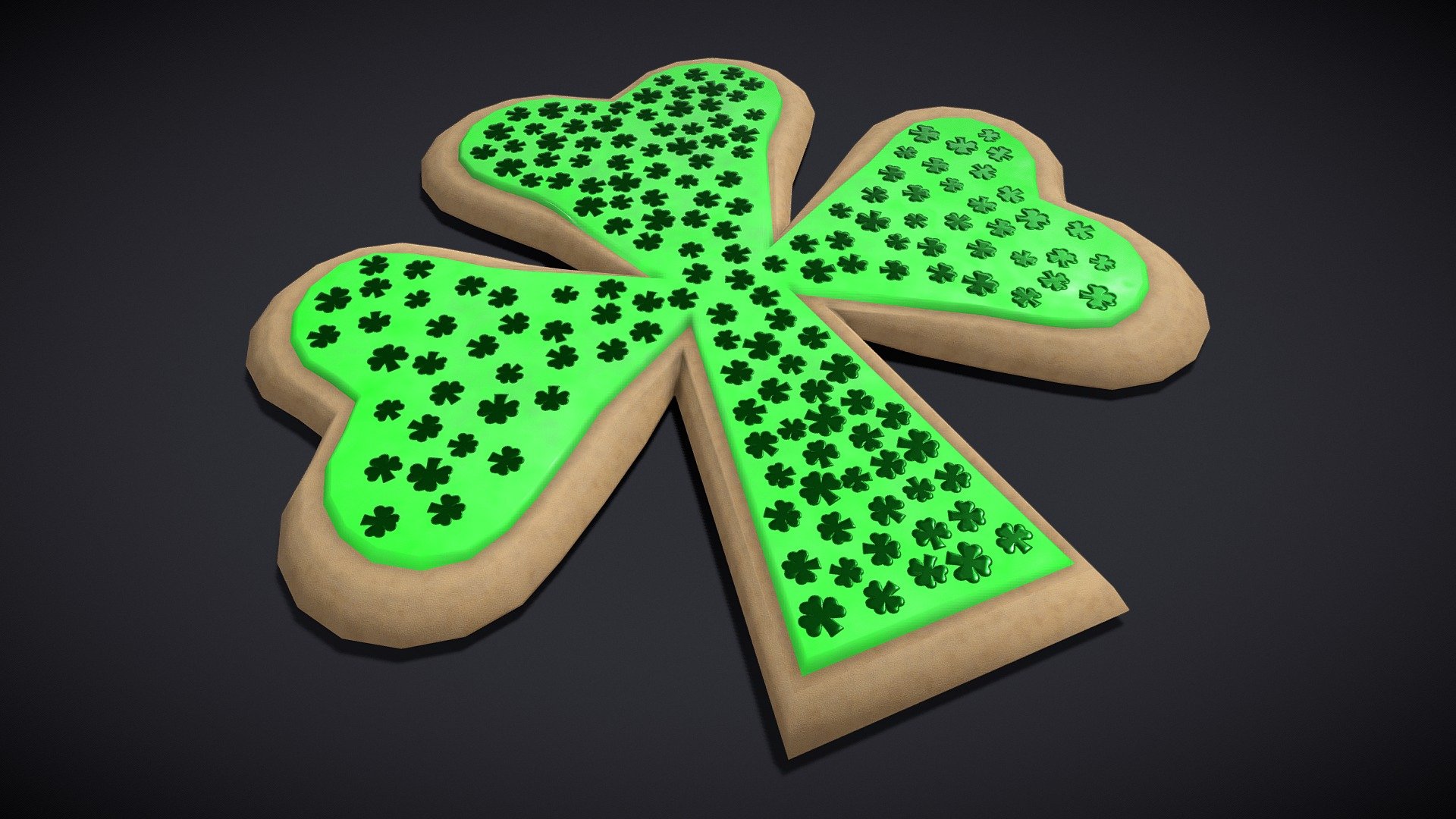 Clover_Sprinkle_Cookie - Download Free 3D model by GetDeadEntertainment ...