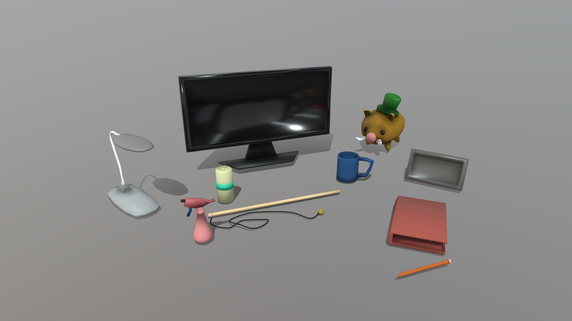 10 Things - 3D model by Kuprus [27aeca4] - Sketchfab