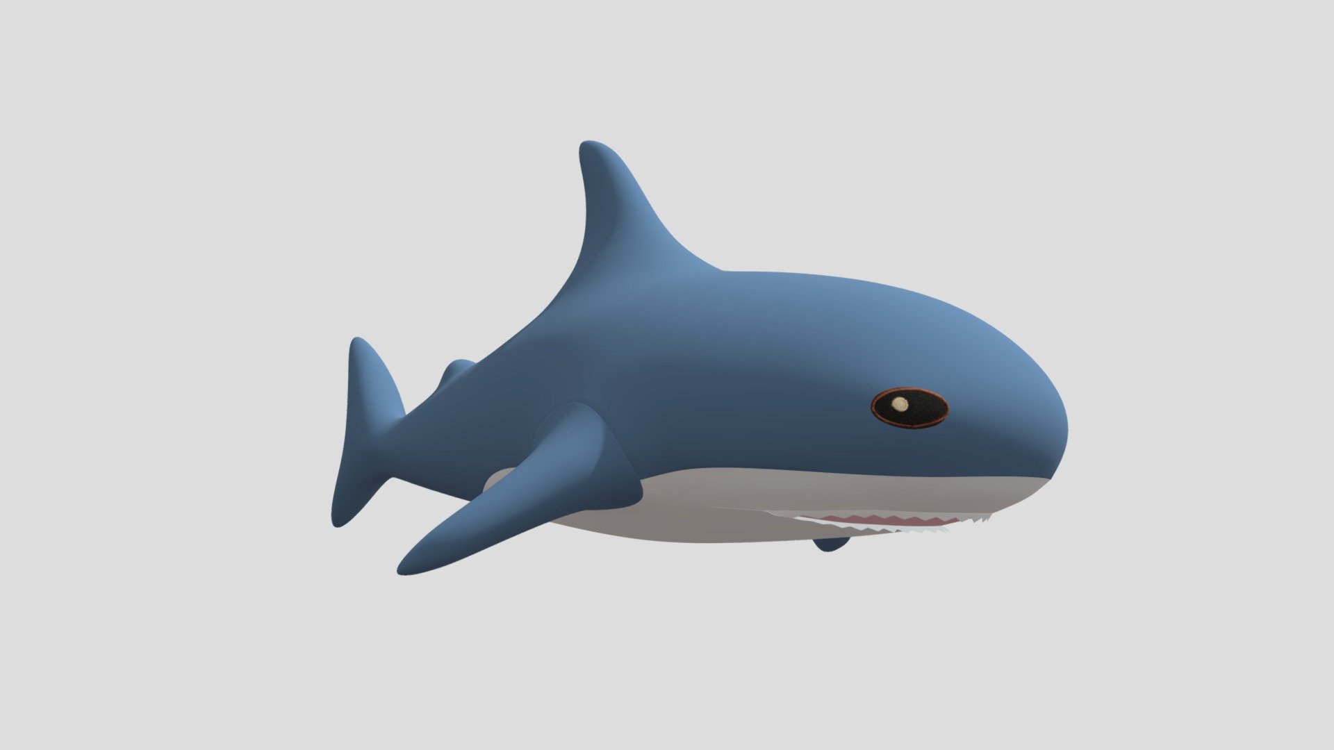 Blahaj Plush 3d Model By Zoesmile [27af14d] Sketchfab
