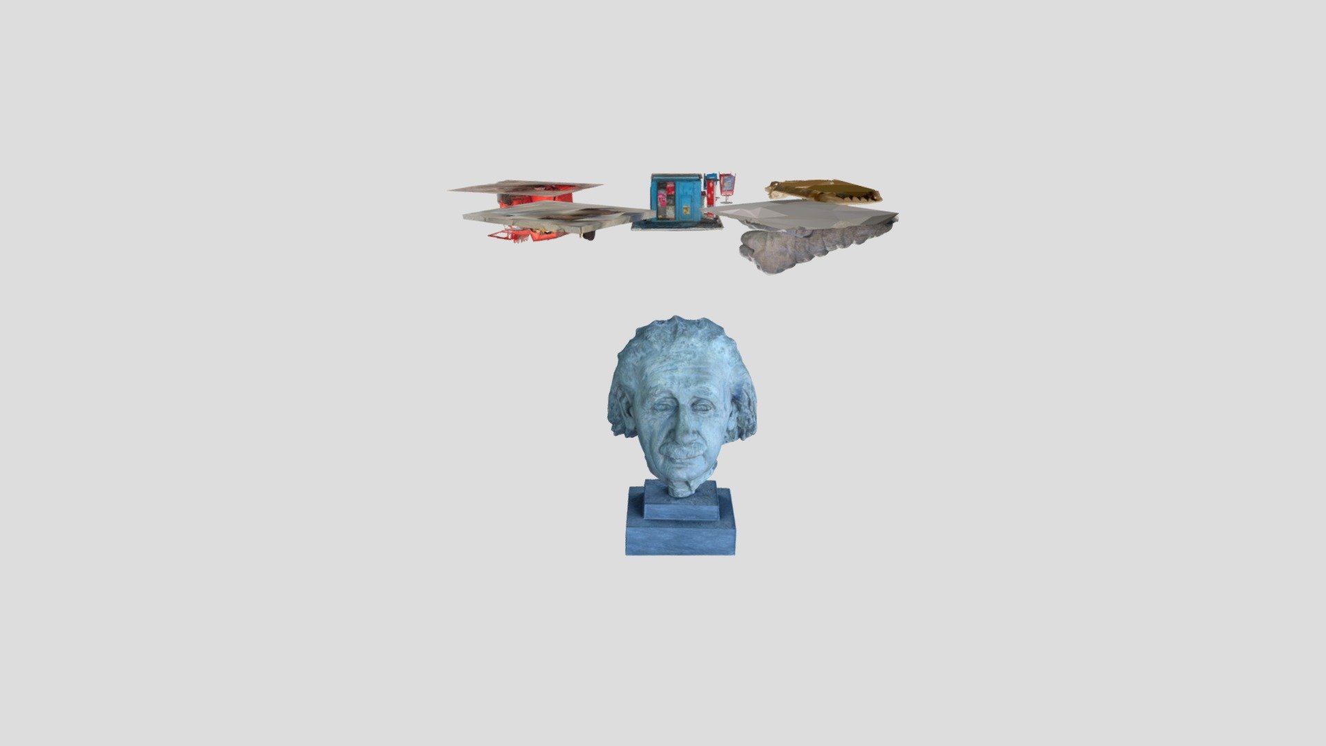 Einstein_ Scene 6 - Download Free 3D model by Hybrid Reality Research ...