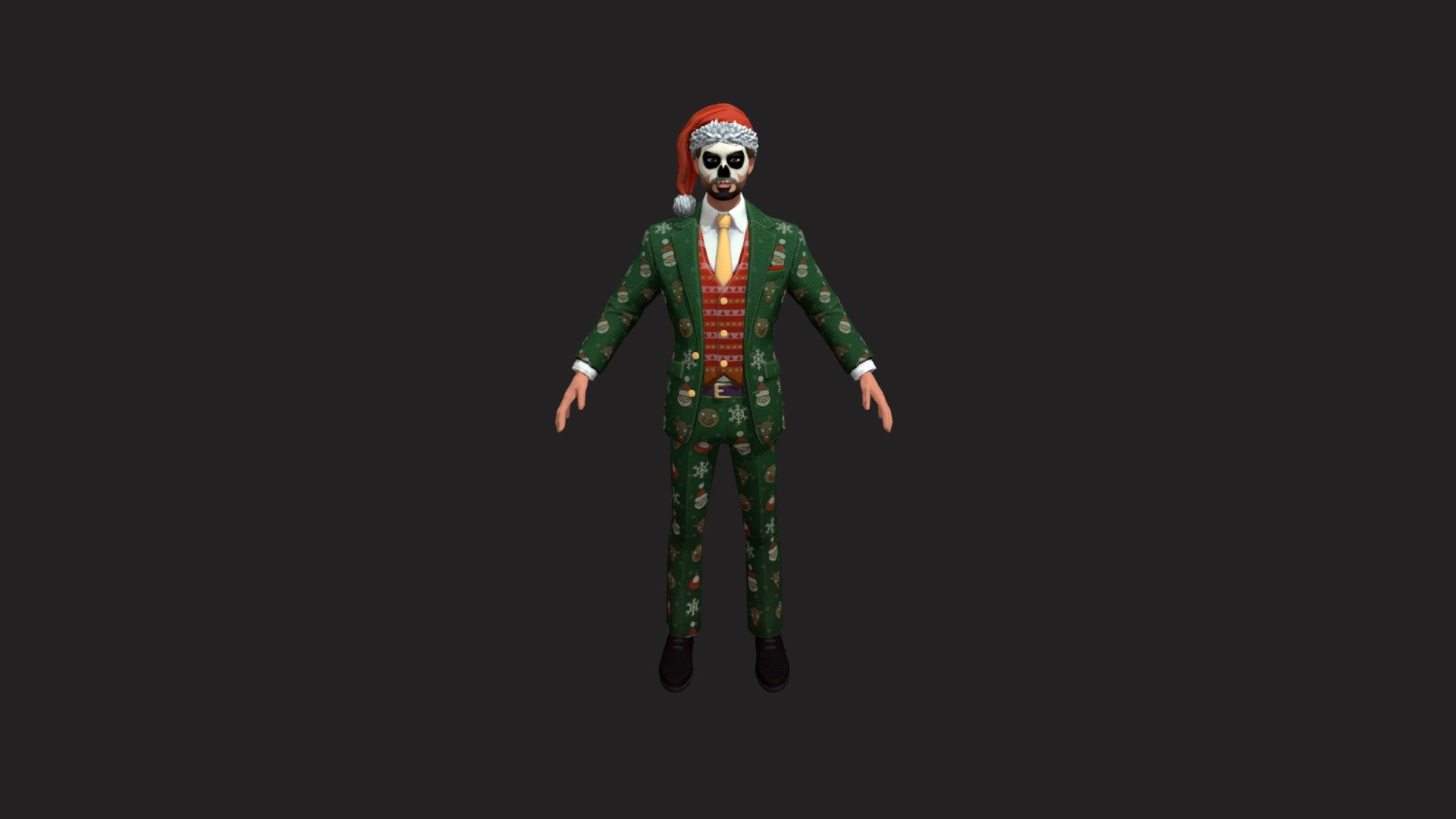 bad santa character - Download Free 3D model by BELAZ (@asset_for_games ...