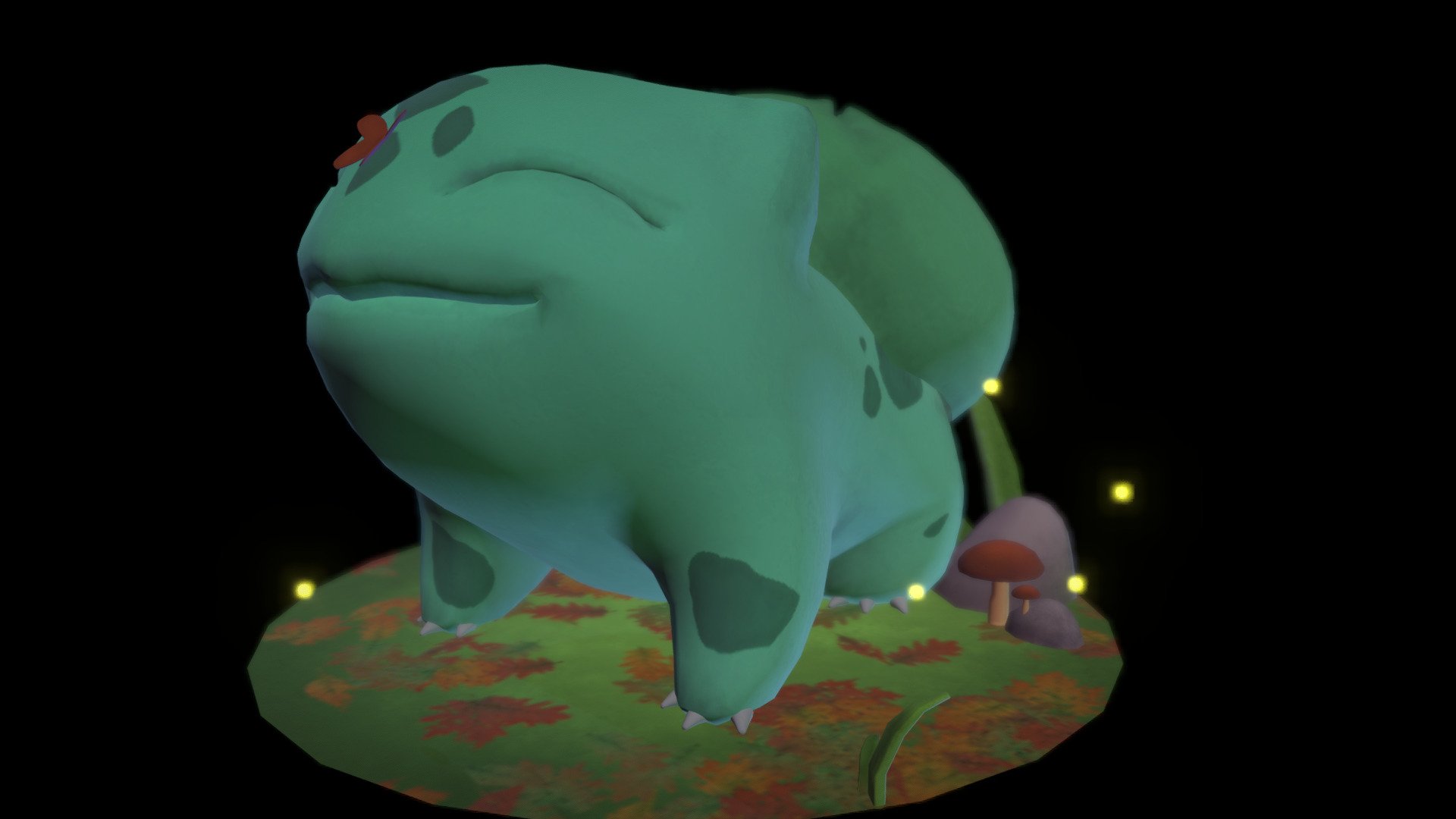 bulbasaur - 3D model by fischem (@happymapestime) [27b40f0] - Sketchfab