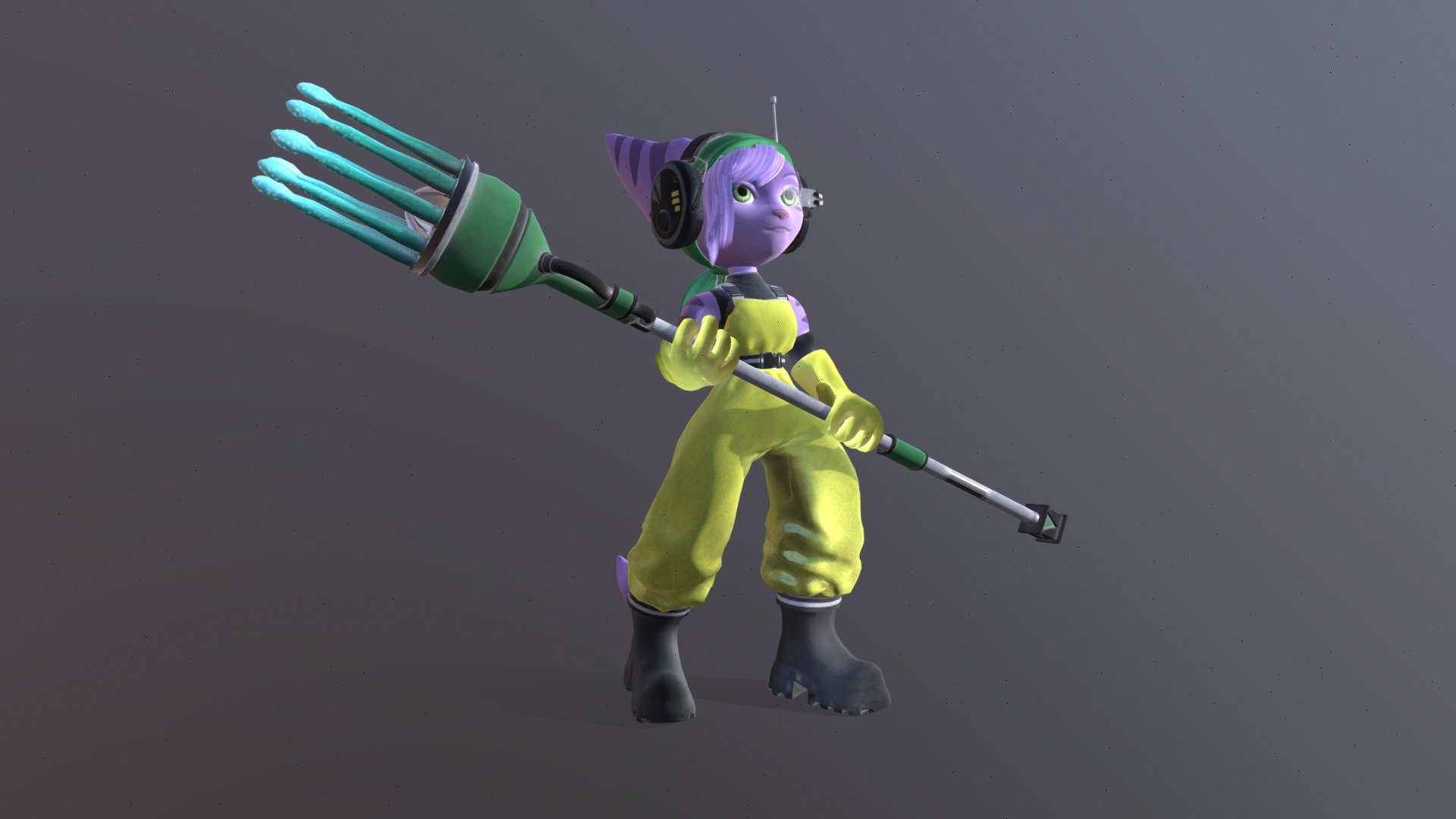 Character animation - Violet - 3D model by jorkop [27b4c57] - Sketchfab