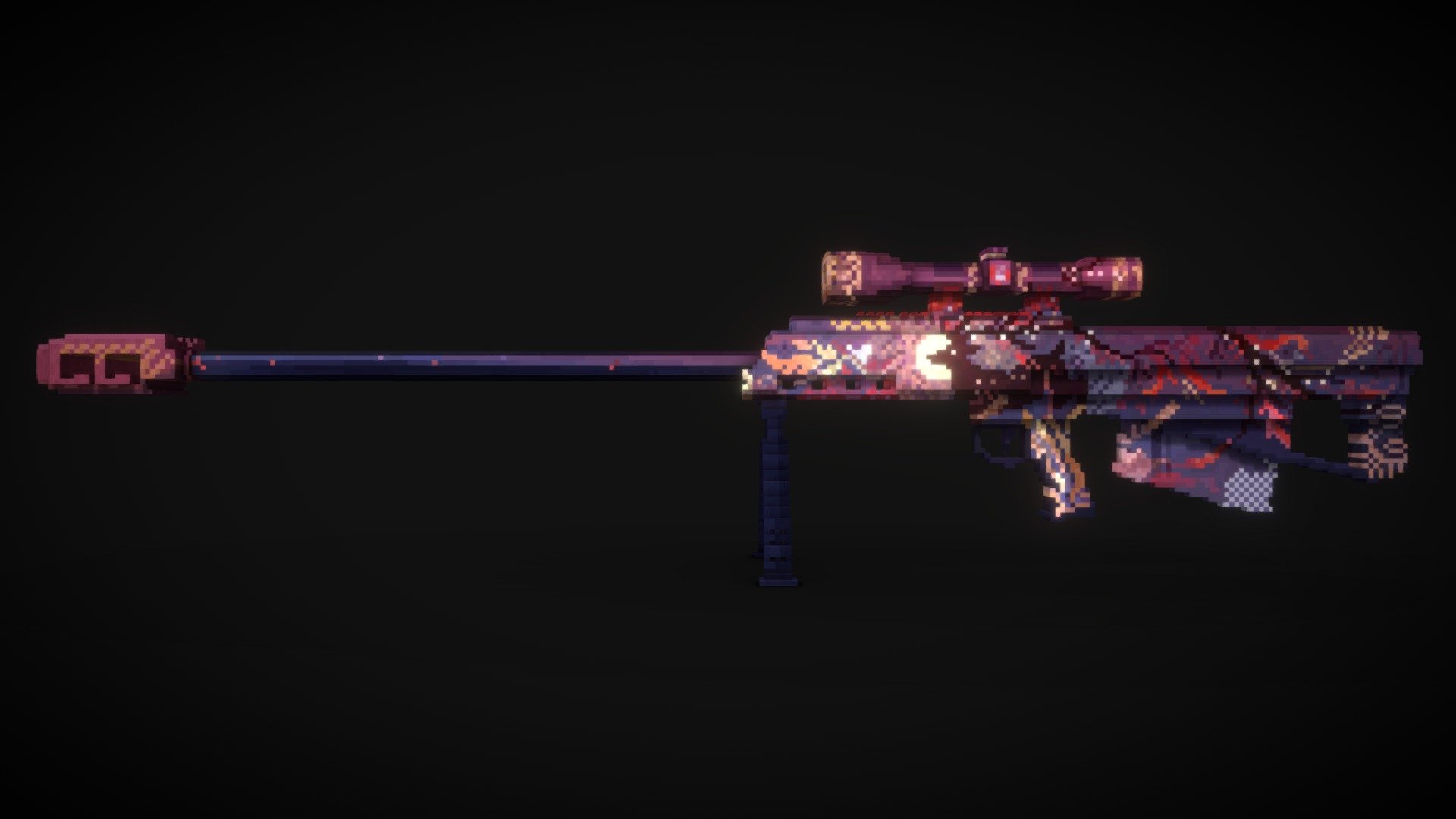 Barrett M99 | Heart of Oak - 3D model by Tung Linh (@tlinhh.41 ...