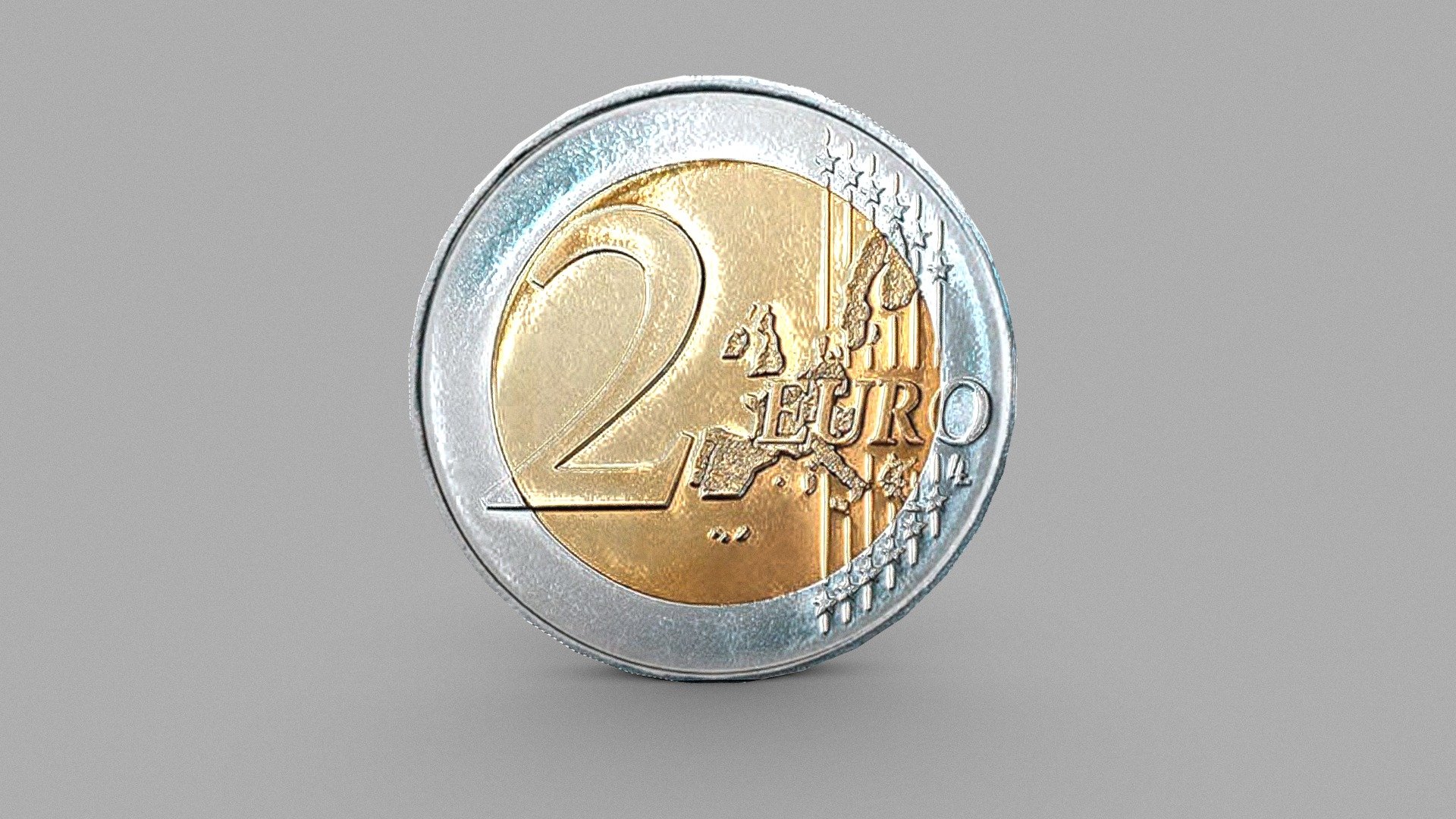 2 Euro - Download Free 3D model by Francesca Cepparulo_3D (@francesca ...