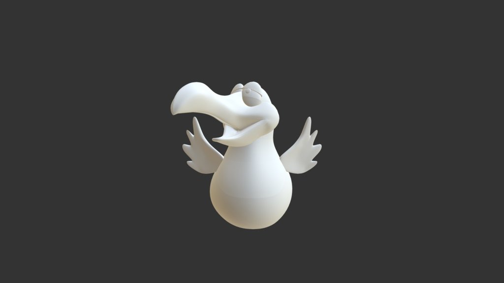 Bird green - 3D model by janbrychta.cz [27b7db1] - Sketchfab