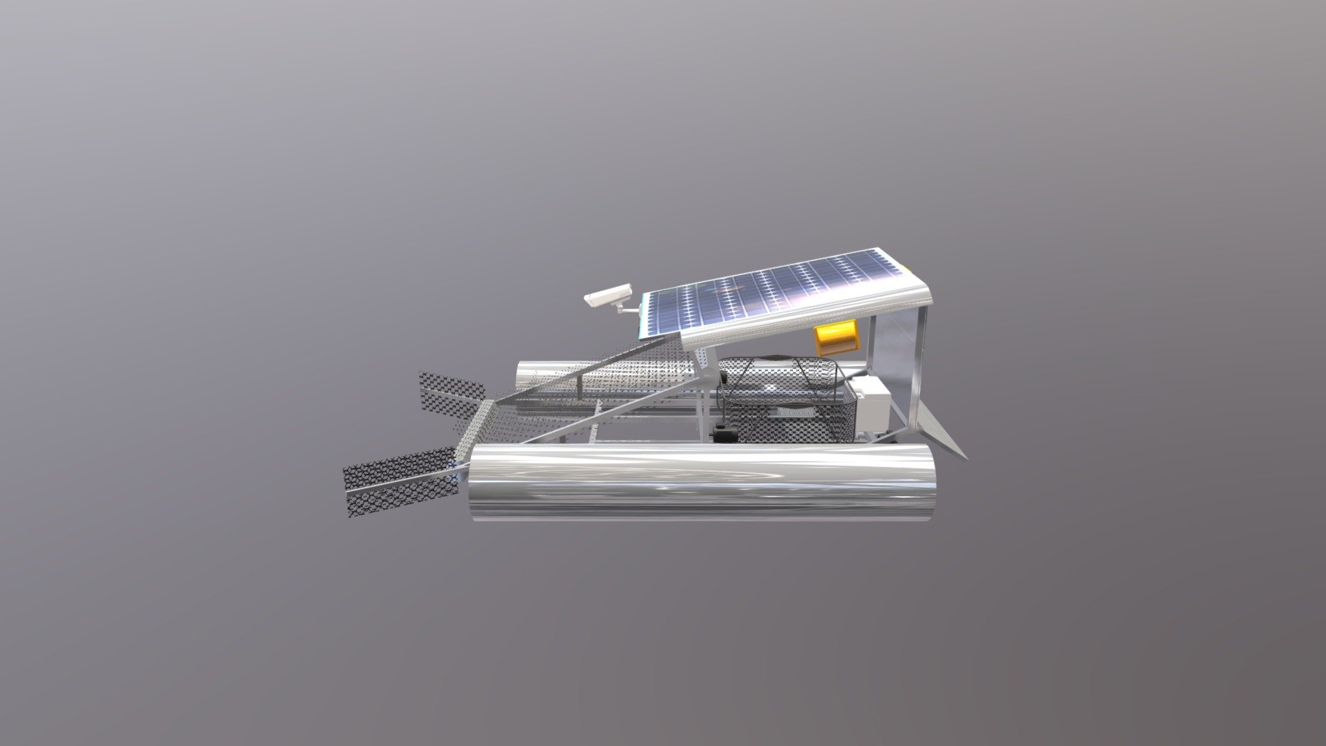 WATER SURFACE CLEANING AUTOBOT version 2.0 - 3D model by Thai Anh ...