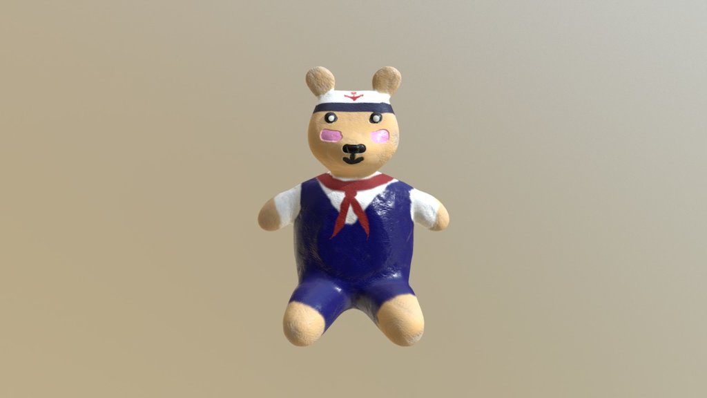 Awesome Bear Senpai - 3D model by yagirlparadise [27b93d1] - Sketchfab