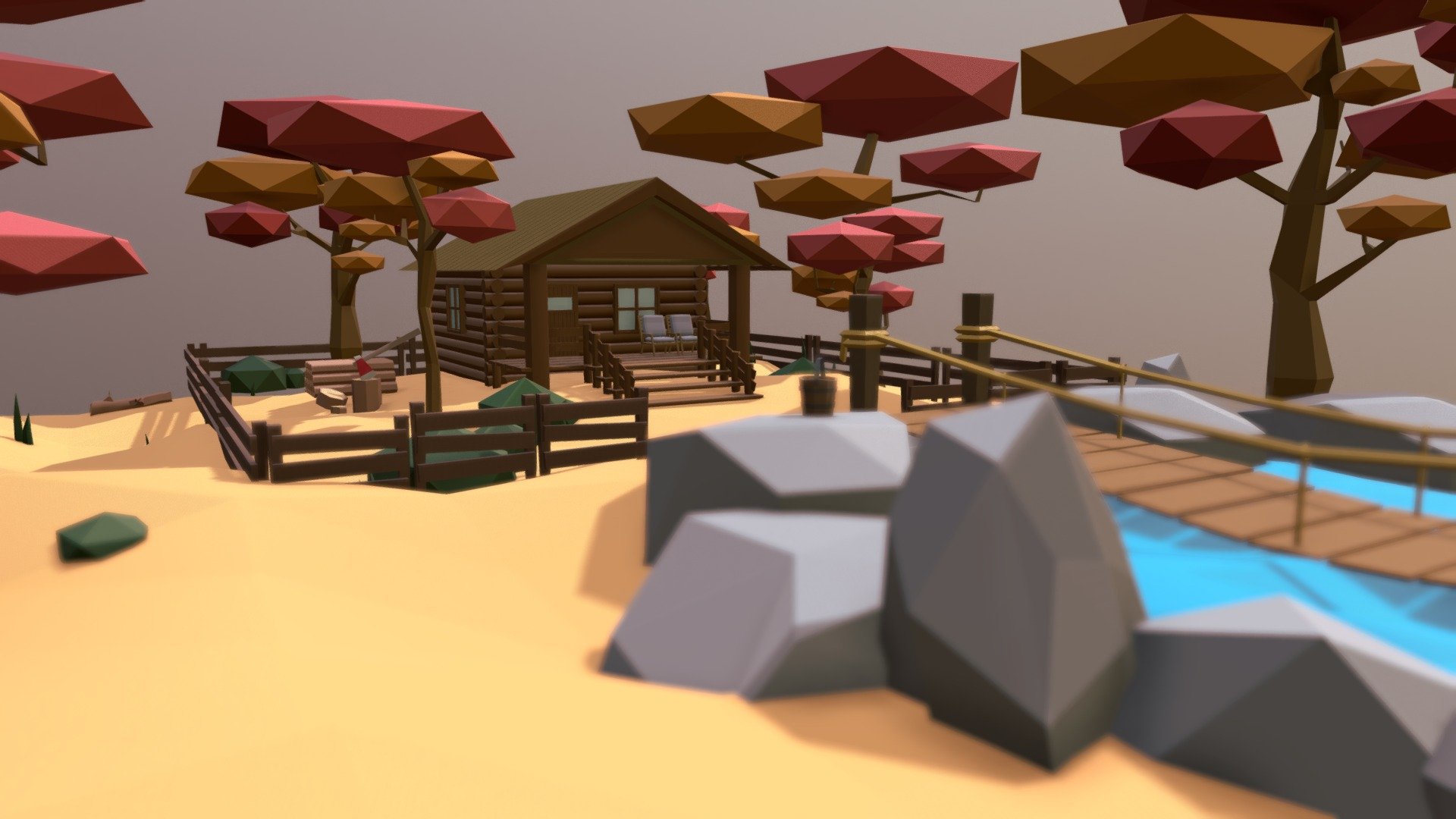 Forest - 3D model by mshibuu [27b9c4a] - Sketchfab