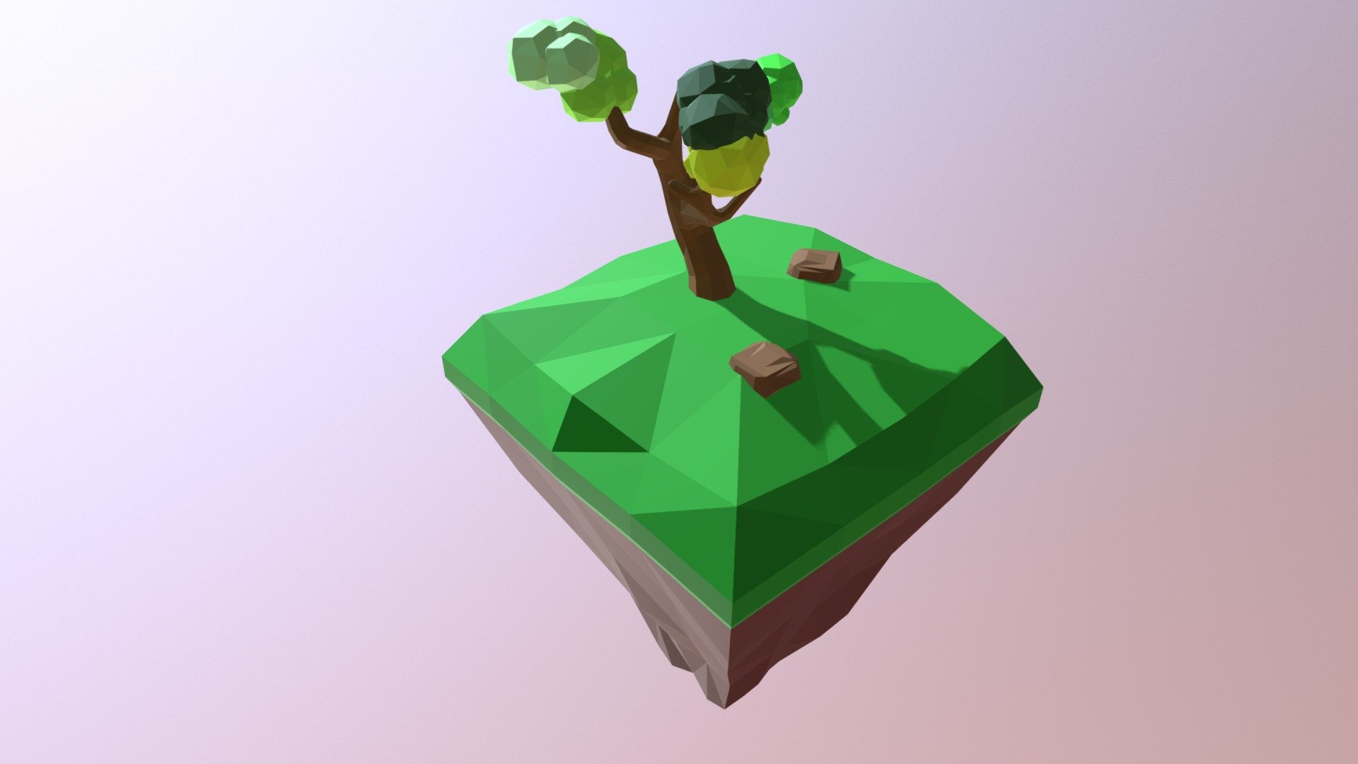 Low Poly Island - 3D model by packer [27bba07] - Sketchfab