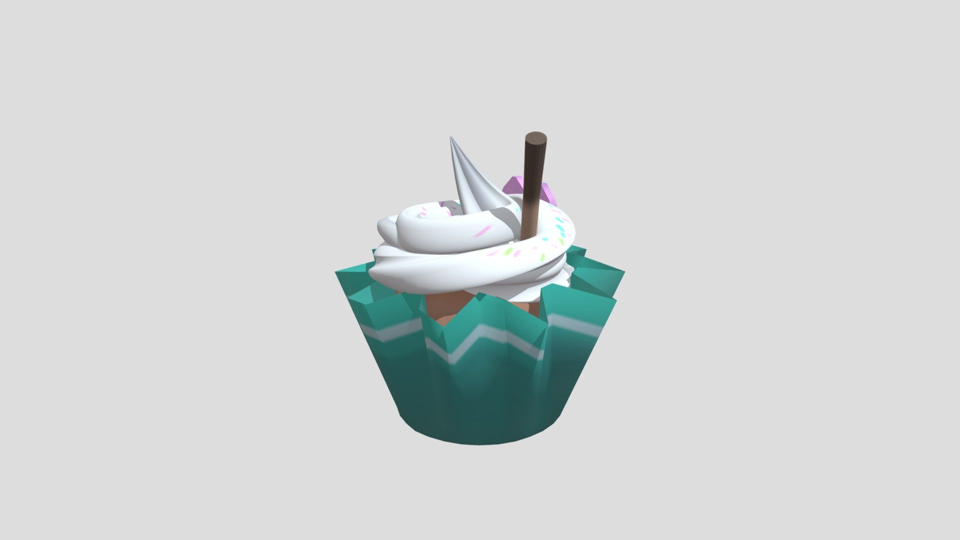 Stylized Cupcake - 3D model by jiekesimeiluo [27bcfb9] - Sketchfab