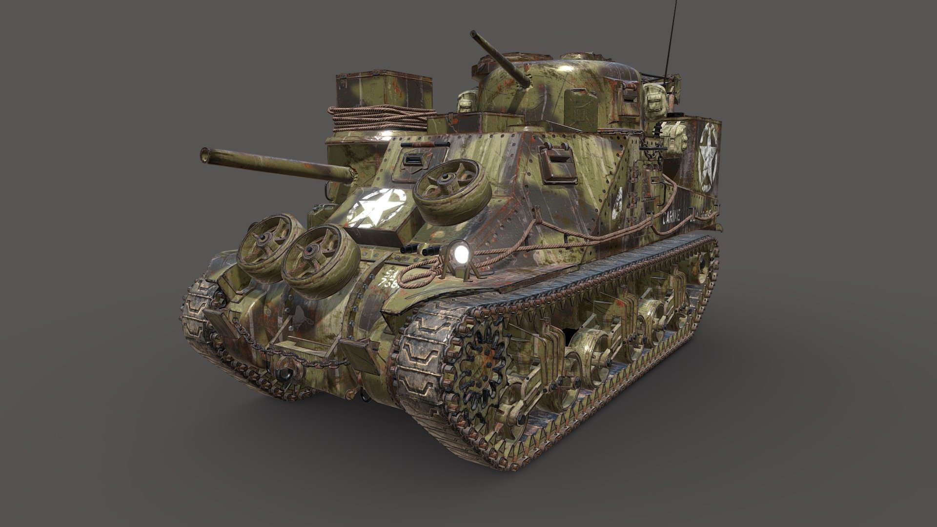 Tank - M31 - Buy Royalty Free 3D model by youssef.koumi [27bfd66 ...