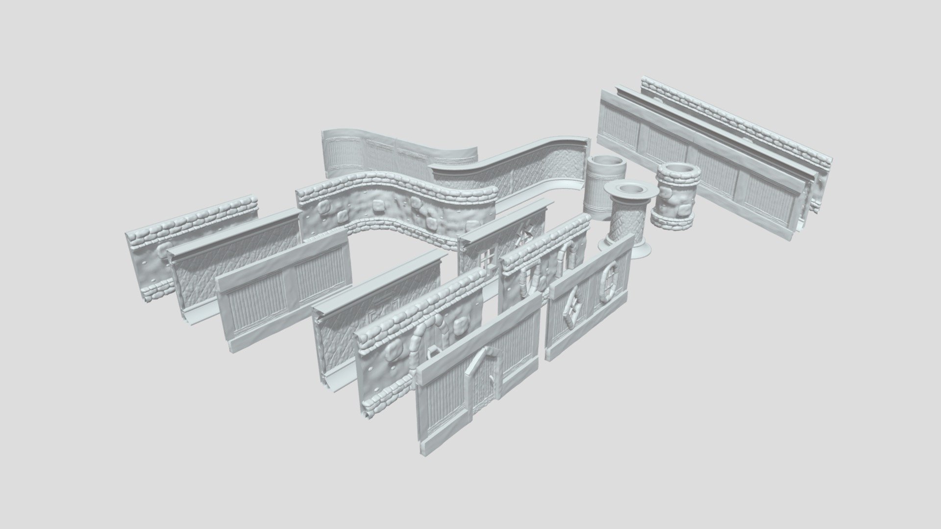 All The Walls! - 3D model by K4713_M0D3 [27c05e5] - Sketchfab