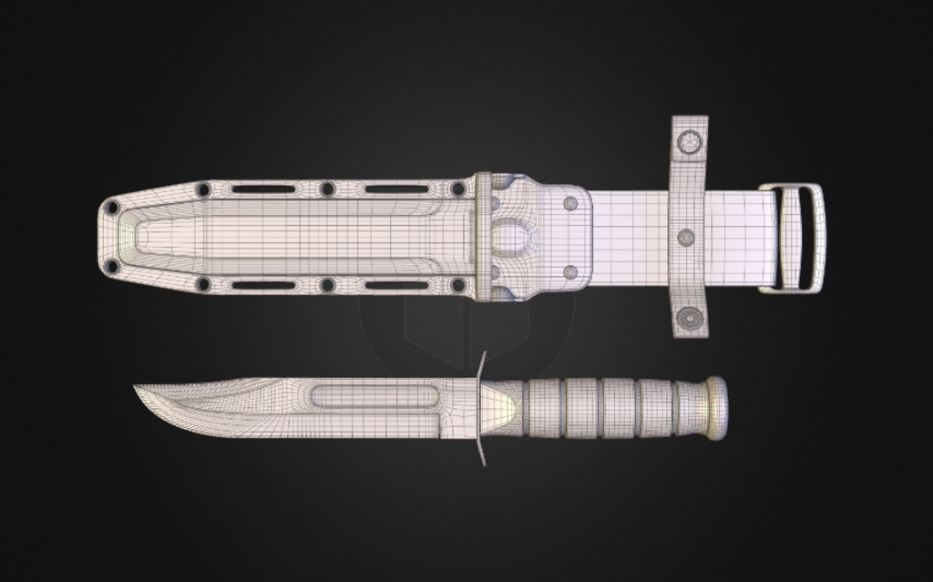 Kabar - 3D model by BradAndersonJr [27c1fce] - Sketchfab