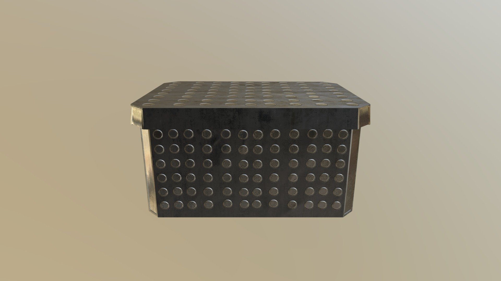 Metal Box - 3D model by GabeLopesGameDev (@glopes1) [27c2b7a] - Sketchfab