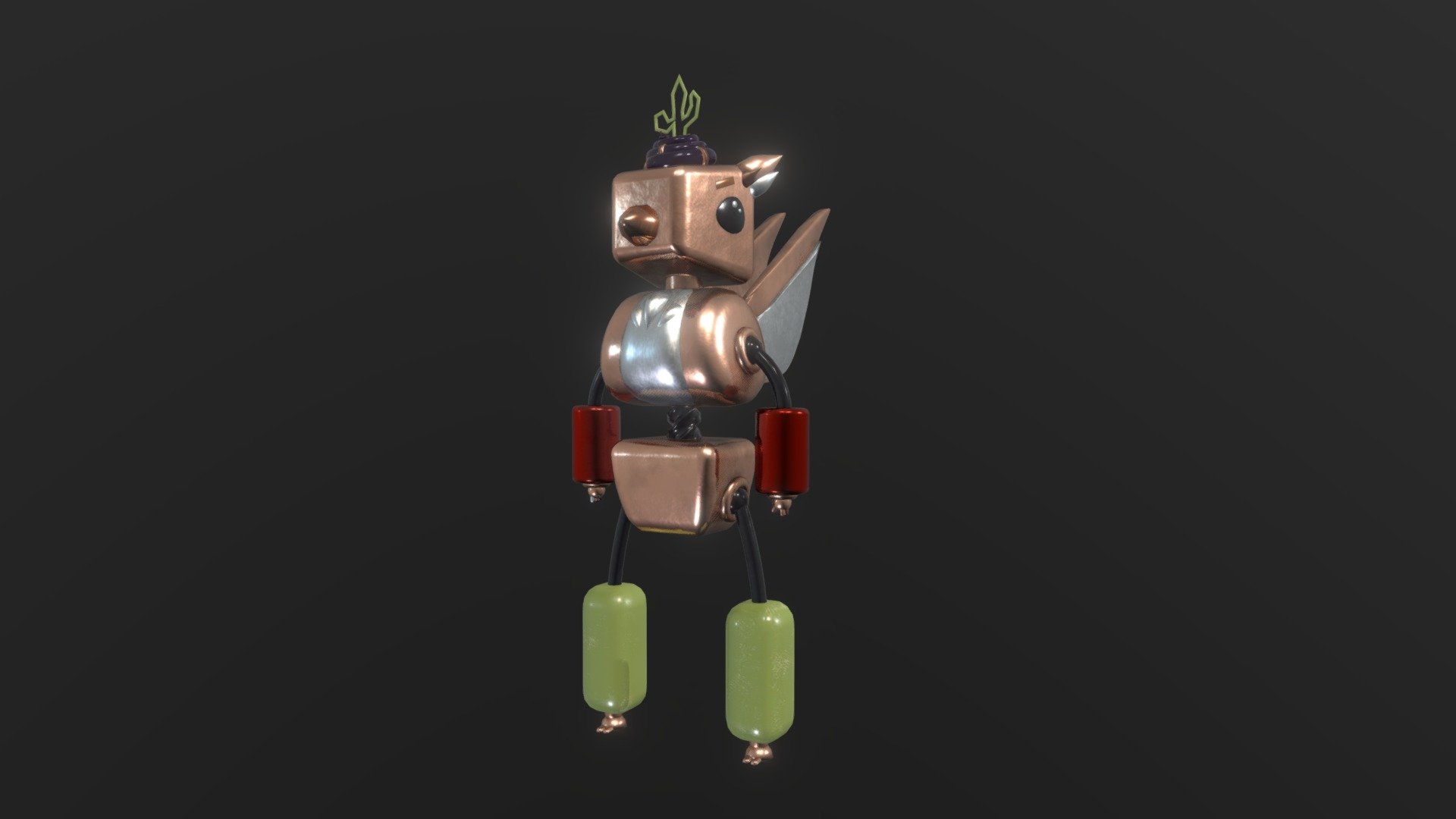 Robot - Download Free 3D model by MelissaR (@MelissaRicardes) [27c660e ...