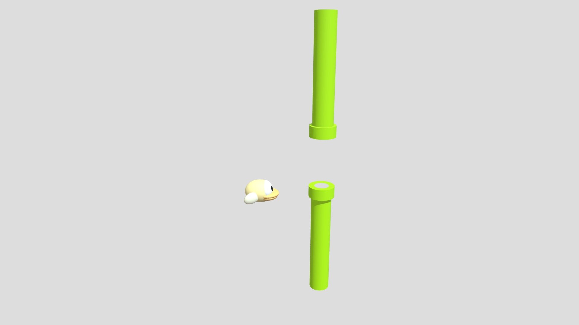 flappy bird 3d model - 3D model by aniscrath [27c6a10] - Sketchfab