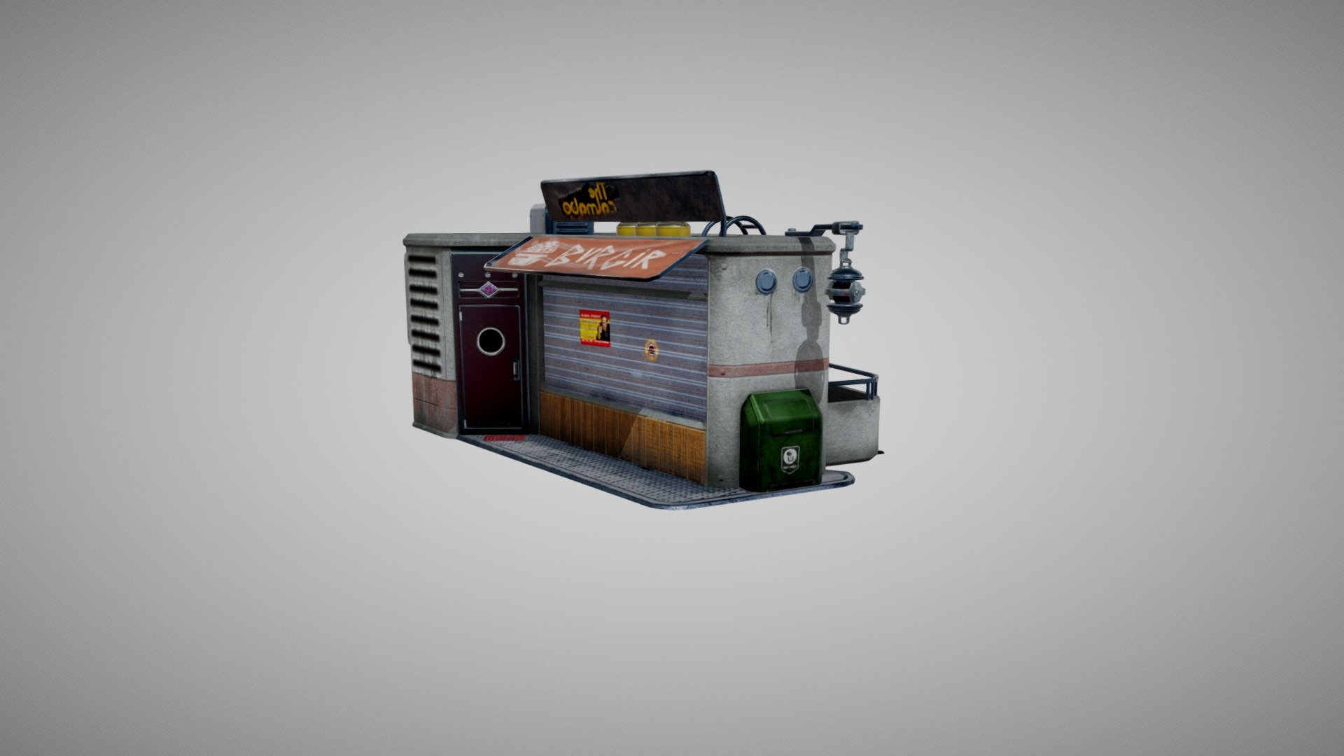 Corner Hut - 3D model by maxiventura [27c7441] - Sketchfab