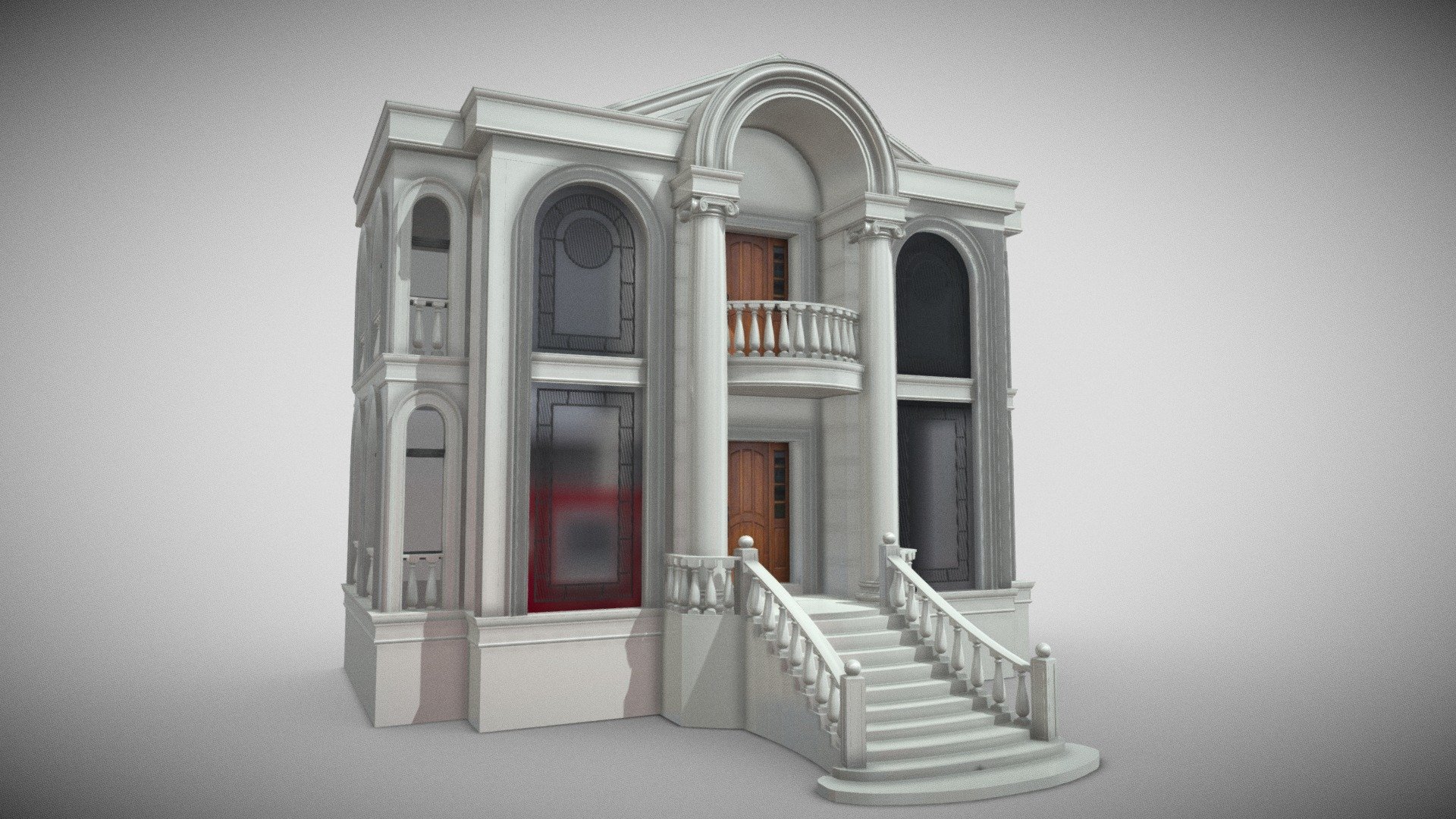 Classical Building 03 3D model - 3D model by nvere [27c8d70] - Sketchfab