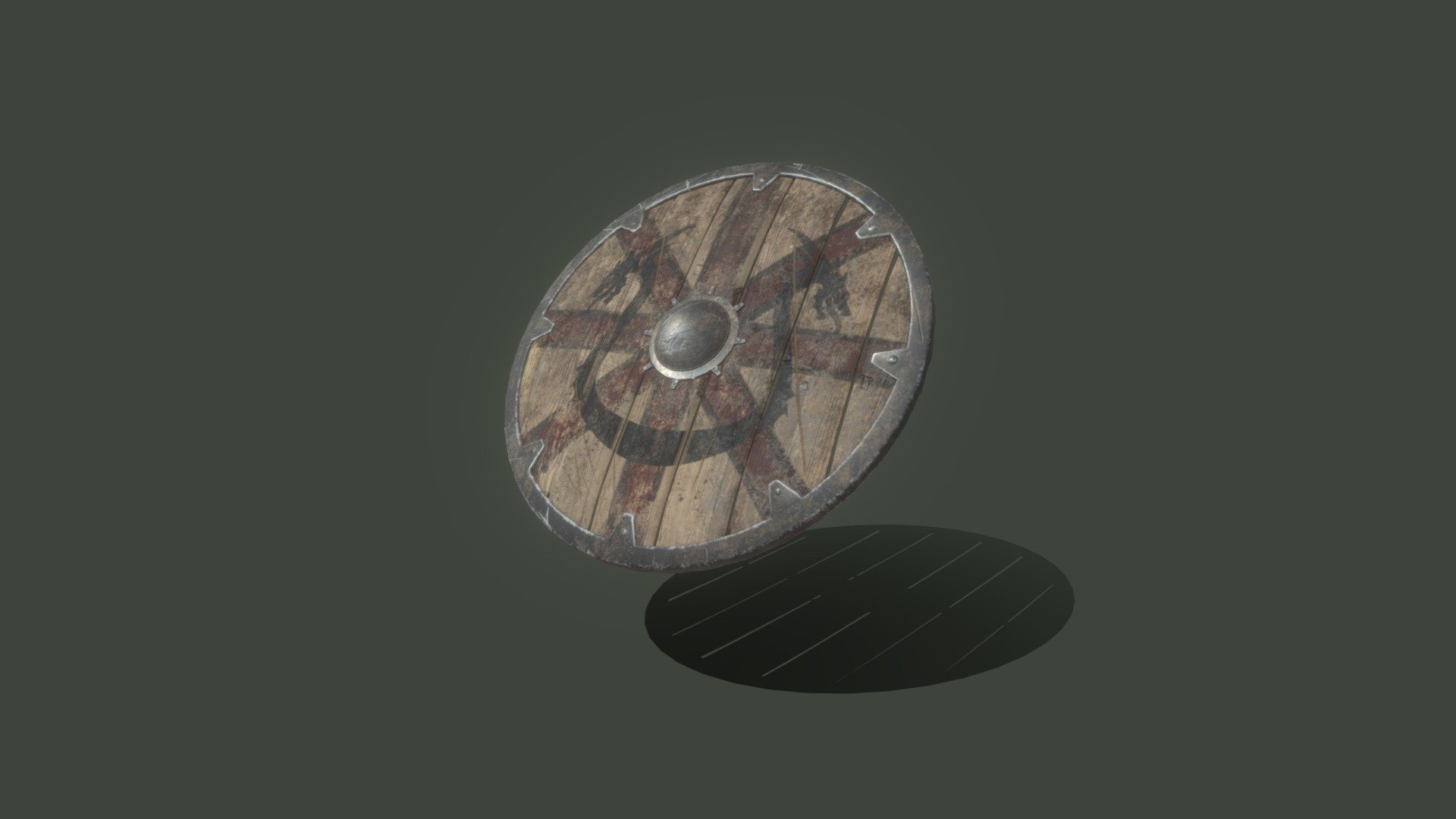 Viking Shild - 3D model by JJ.CHN [27c979c] - Sketchfab