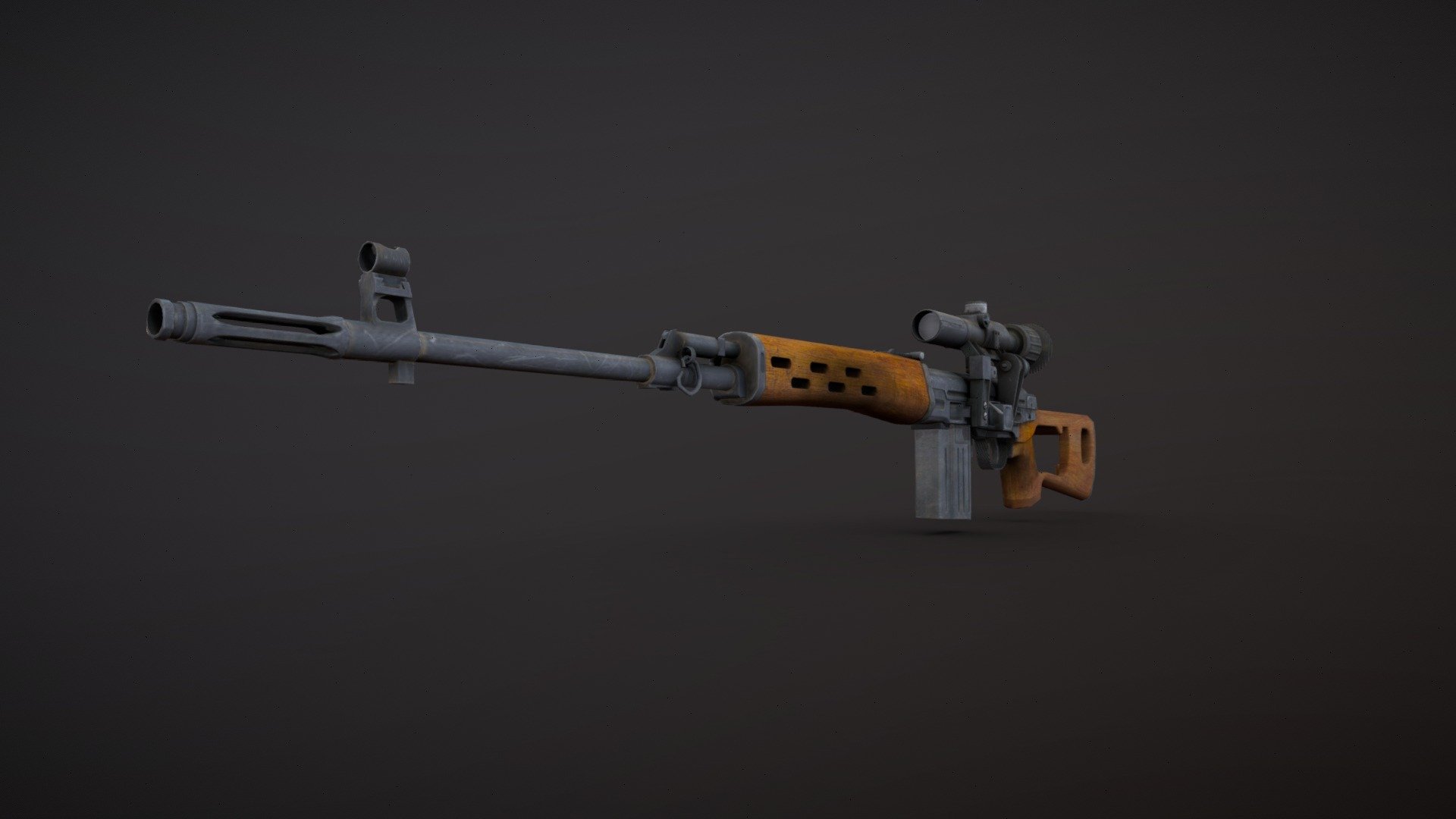 Dragunov SVD - 3D model by BruceNg [27caa33] - Sketchfab