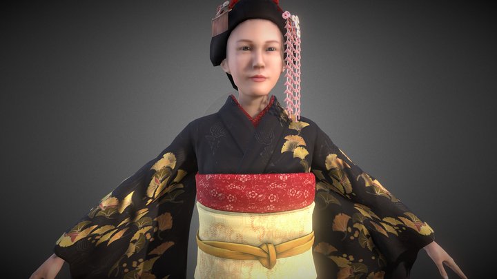 Geisha 3D models - Sketchfab